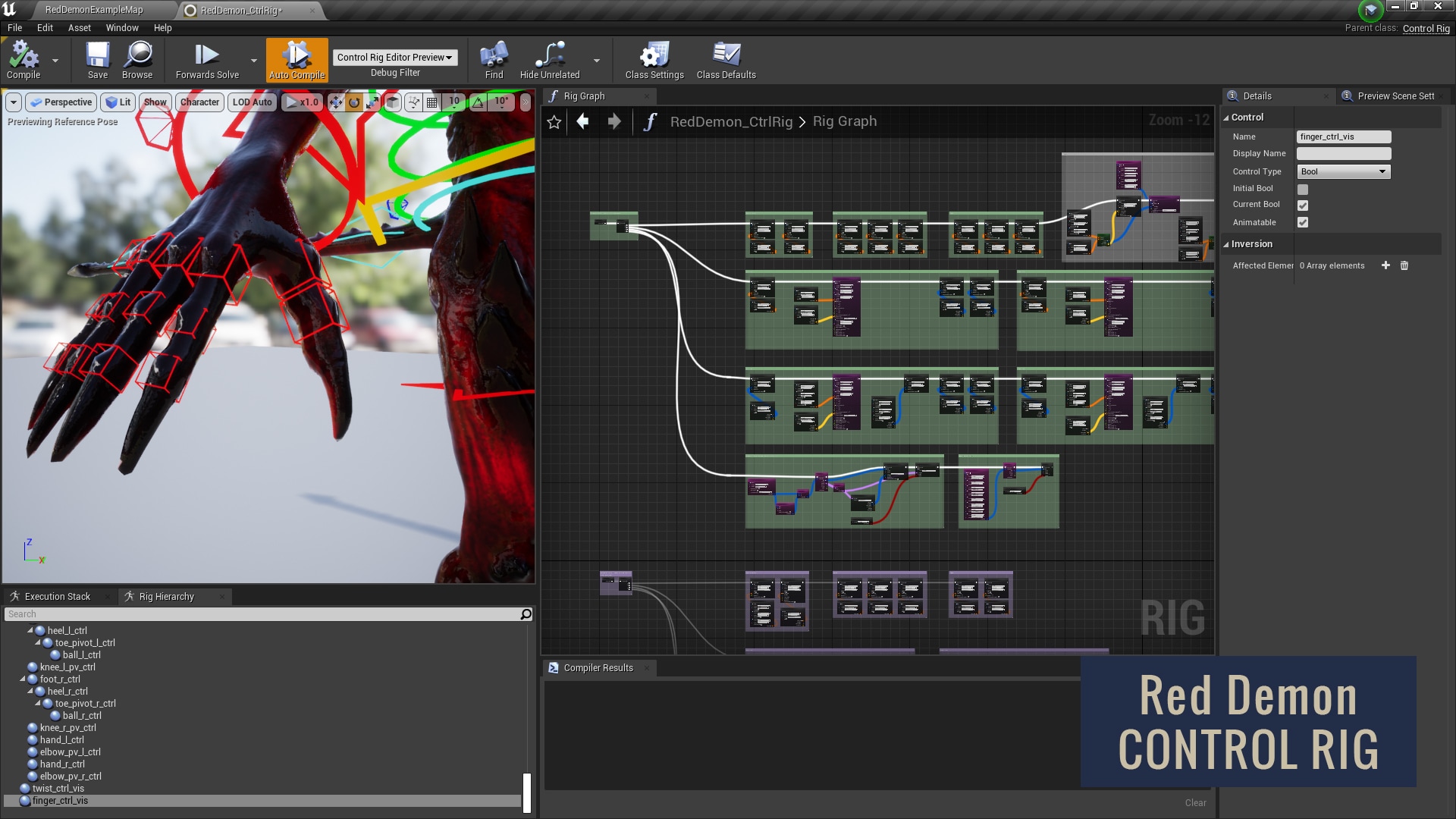 Red Demon Control Rig in Characters - UE Marketplace
