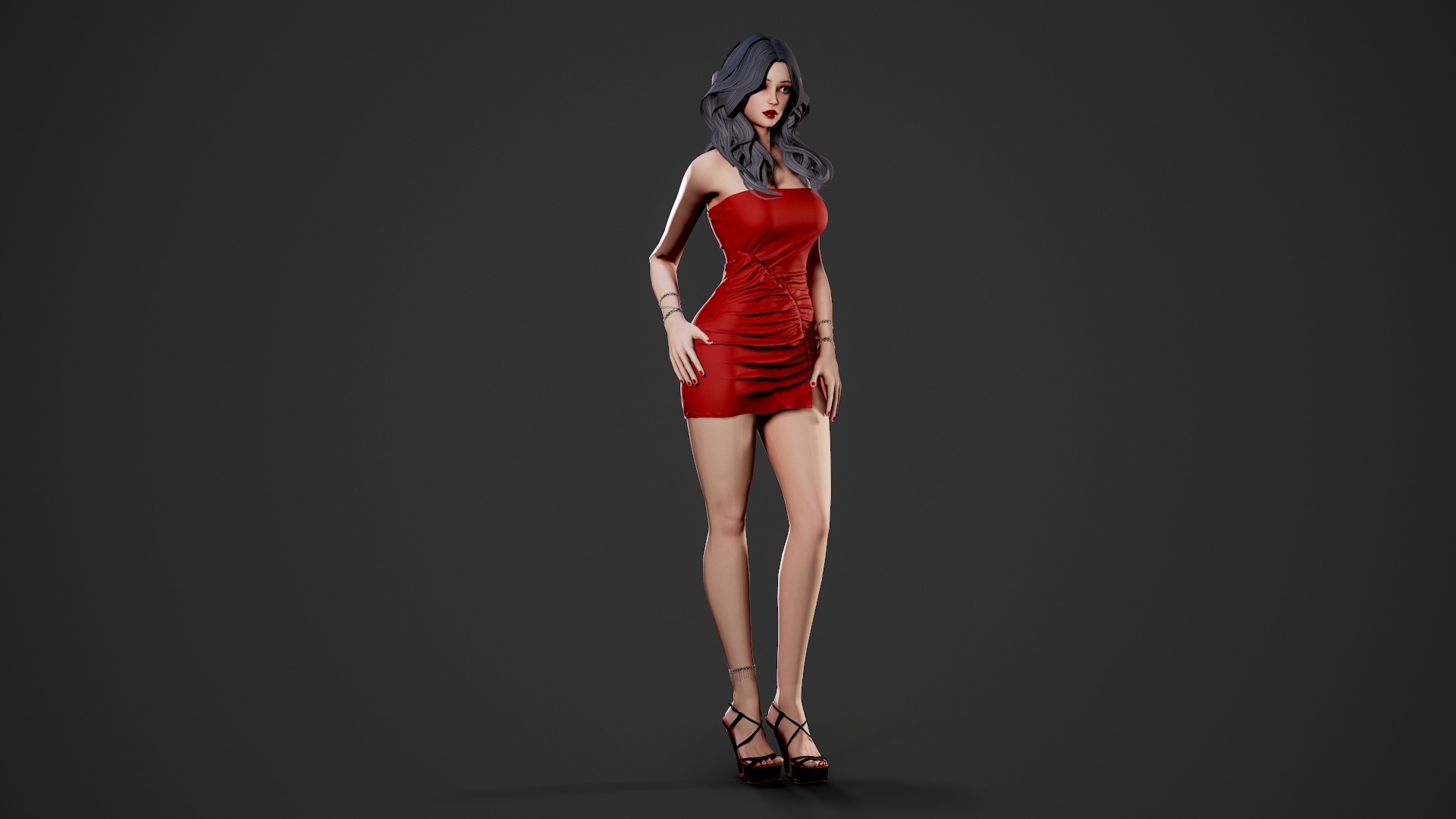 Party Girl in Characters - UE Marketplace