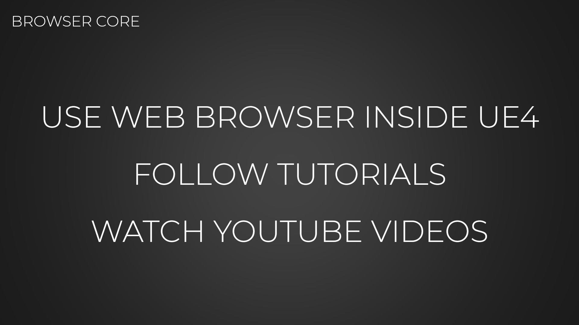 BrowserCore in Code Plugins - UE Marketplace