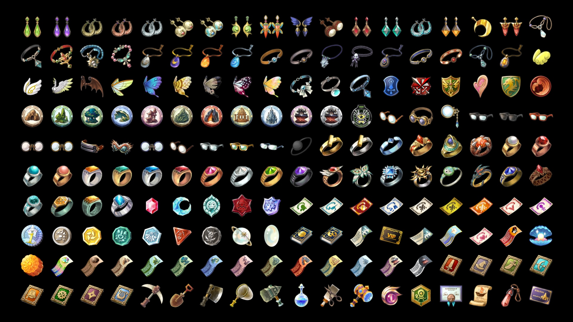 1690+ RPG Icons, 카테고리 2D 애셋 - UE 마켓플레이스