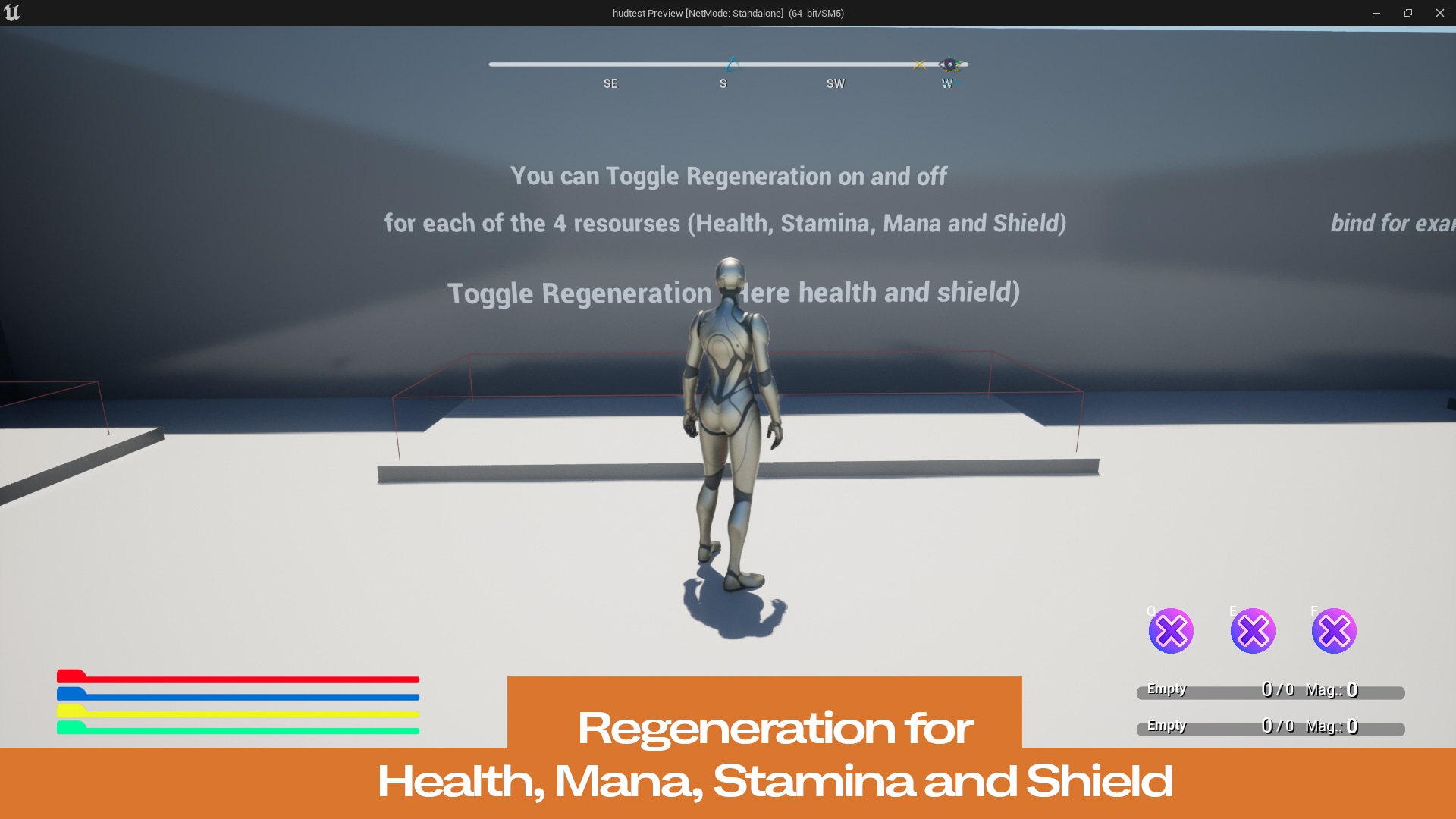 Ultimate HUD and STATS Component in Blueprints - UE Marketplace