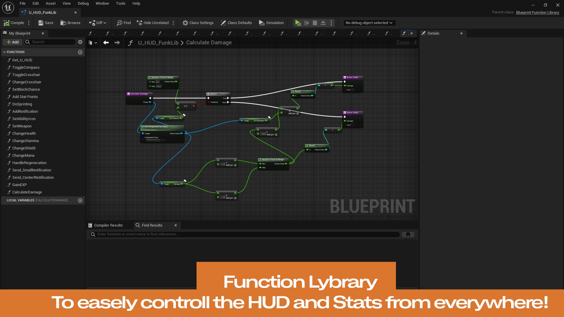 Ultimate HUD and STATS Component in Blueprints - UE Marketplace