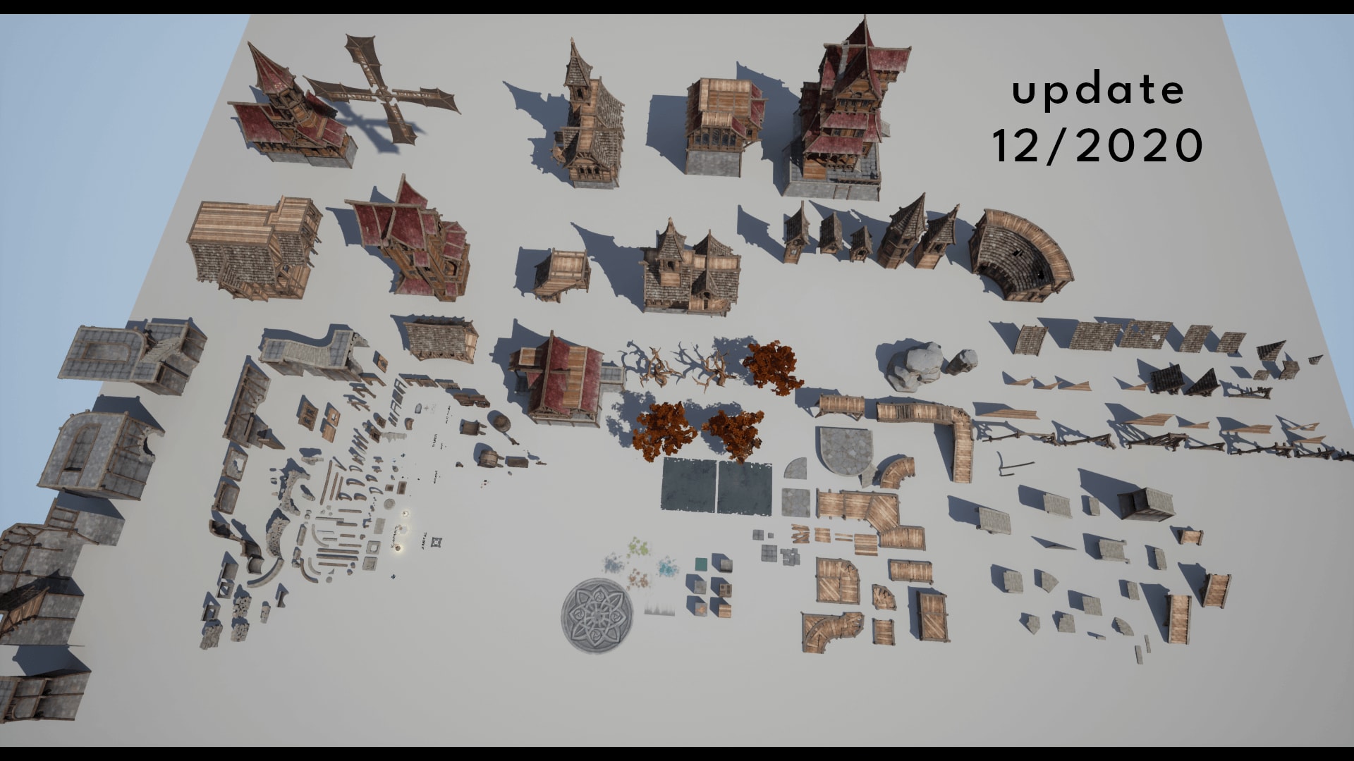 Wooden Town in Props - UE Marketplace