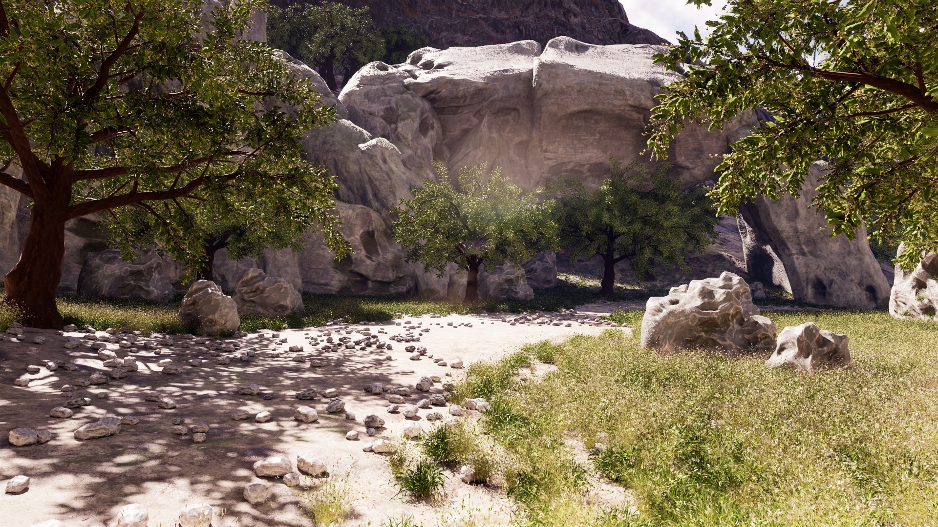 在道具创建的Landscape Highland ( Trees ,Rocks, Heightmap) - 虚幻引擎商城