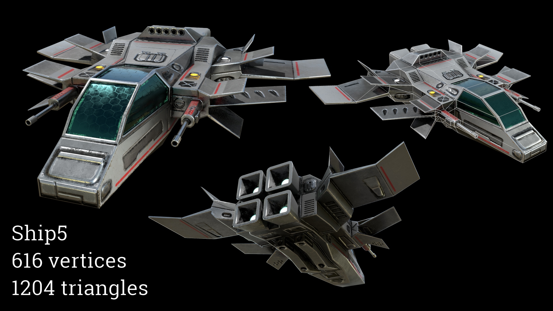 Spaceships 3d set in Props - UE Marketplace