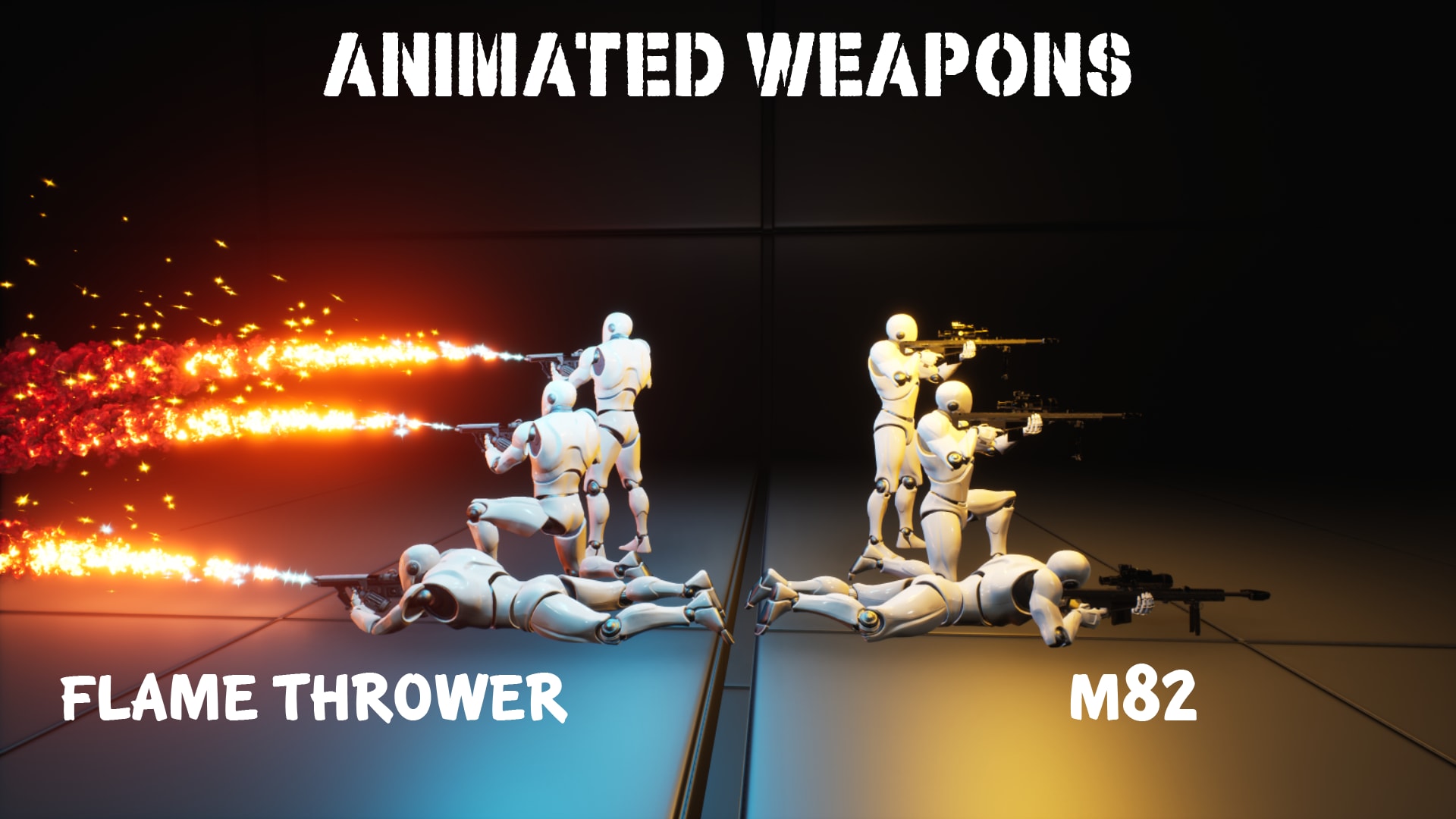 Animated Weapons Pack in Weapons - UE Marketplace