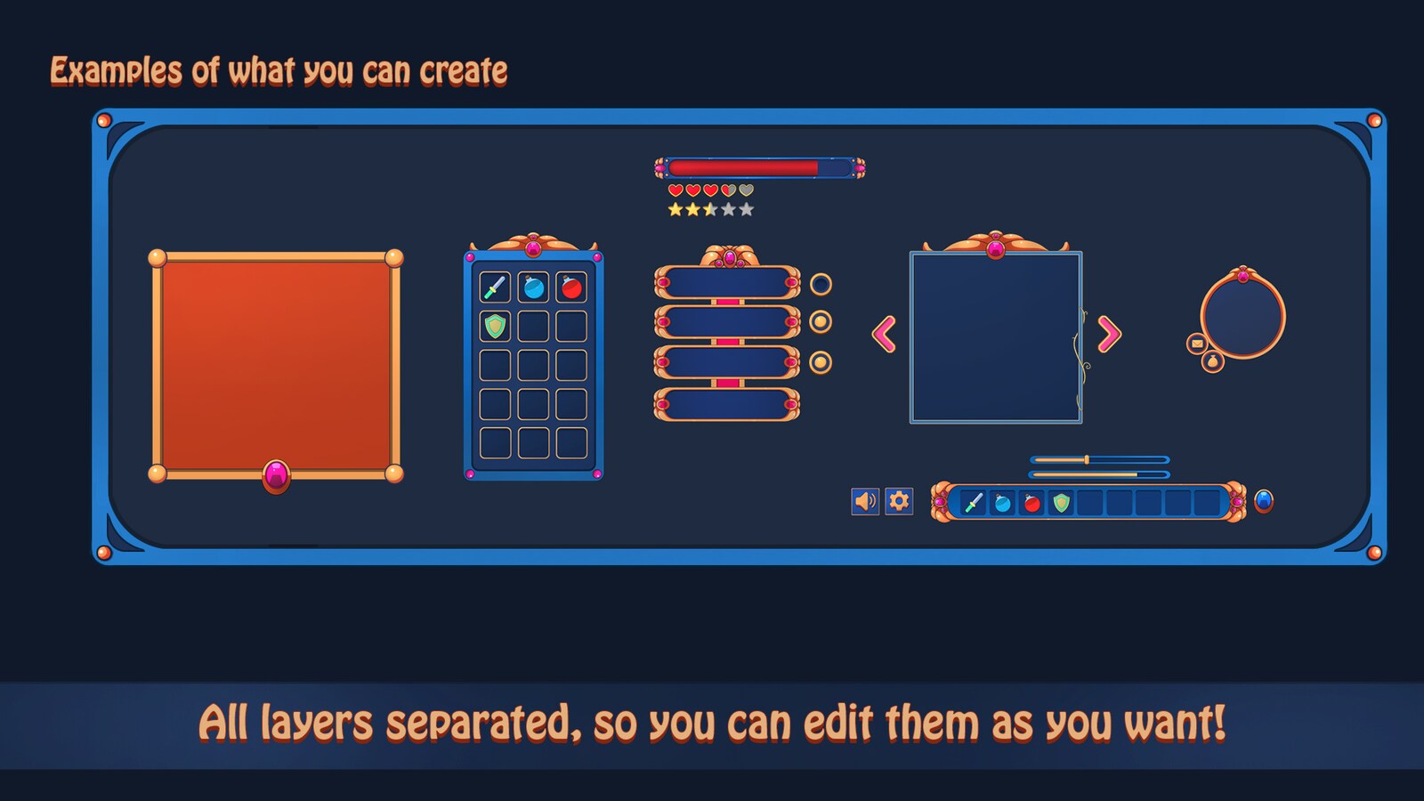Fantasy UI Pack in 2D Assets - UE Marketplace