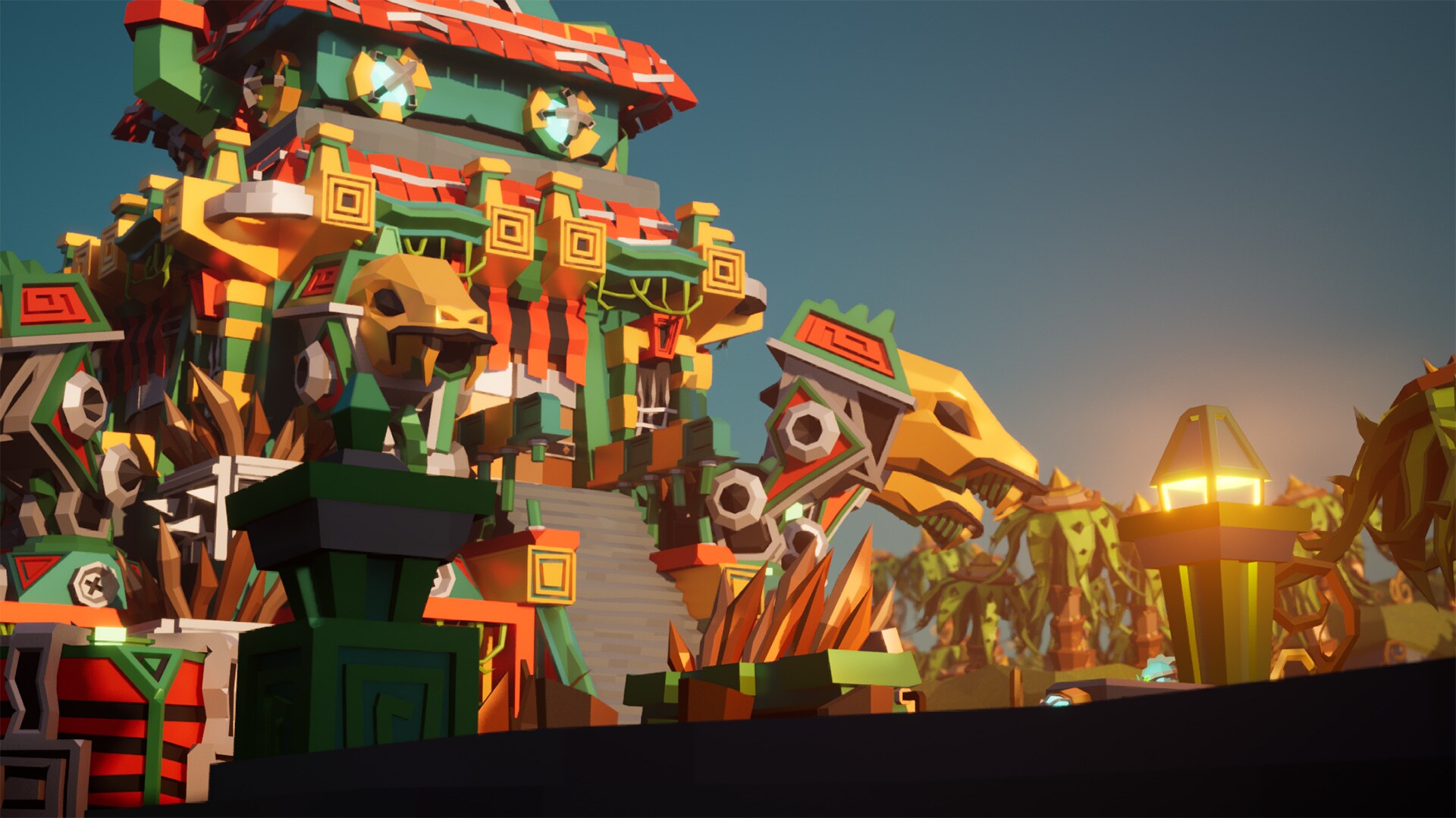 POLY STYLE - Forest Fortress in Environments - UE Marketplace