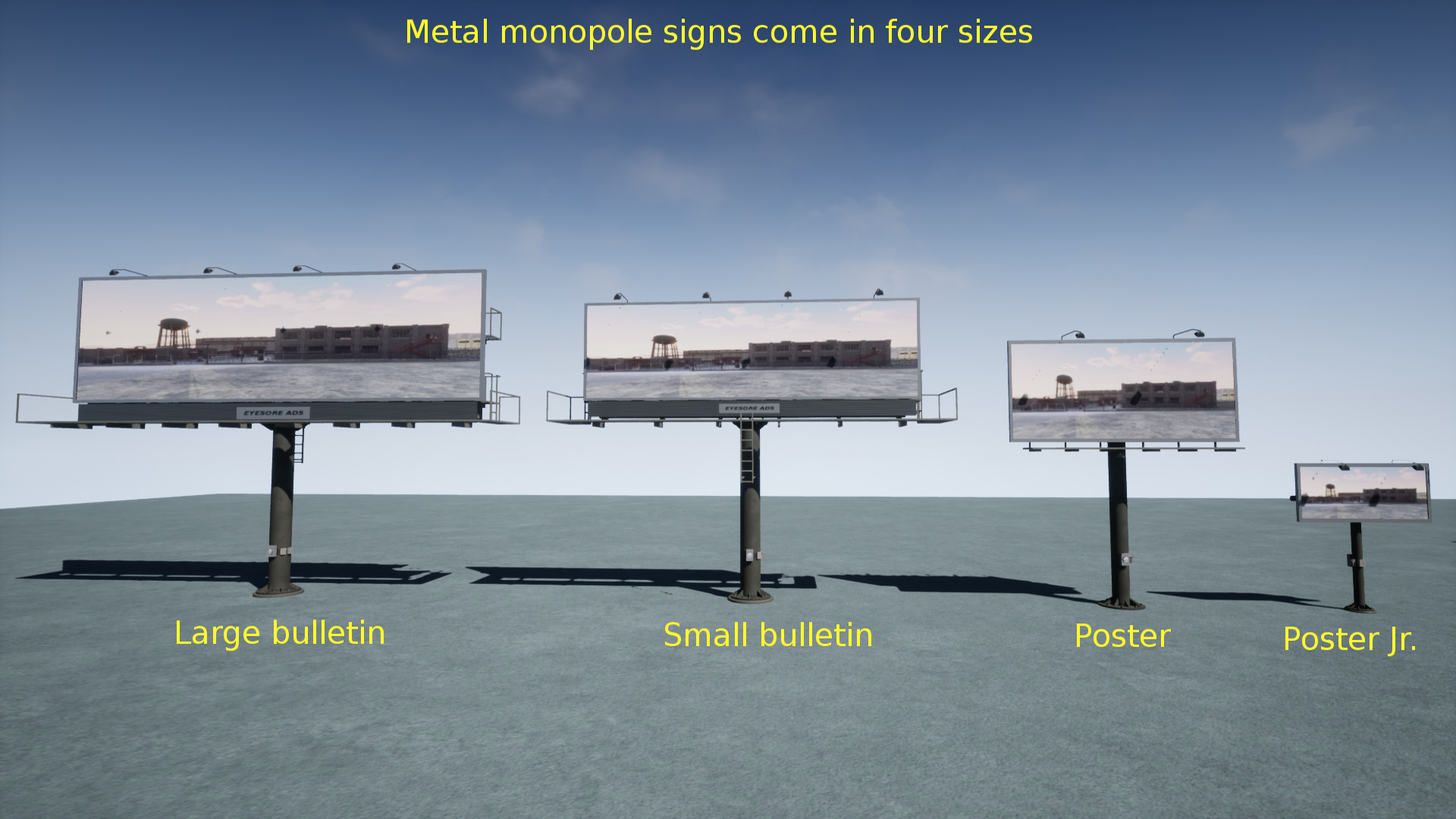 Billboards Galore By Whammy In Props UE4 Marketplace