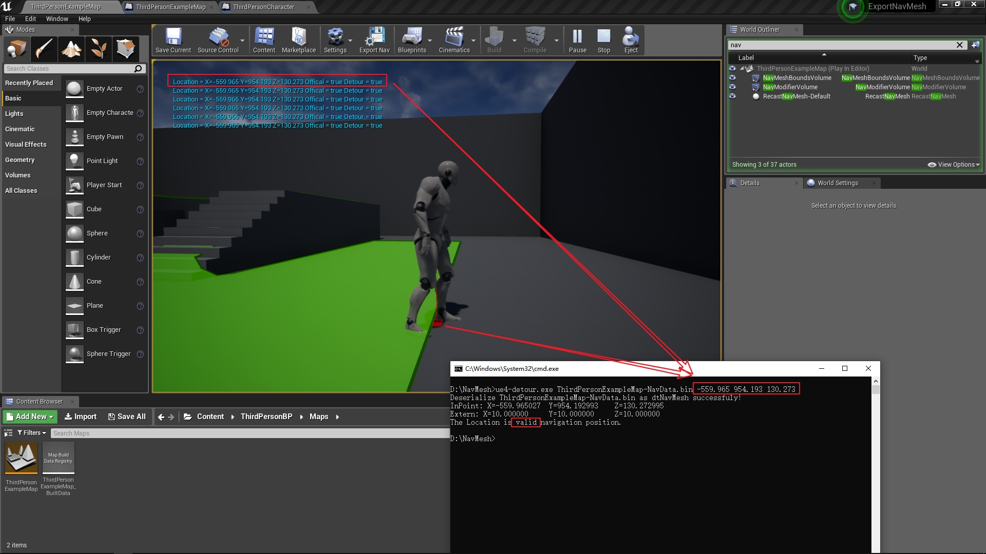 ExportNavigation in Code Plugins - UE Marketplace