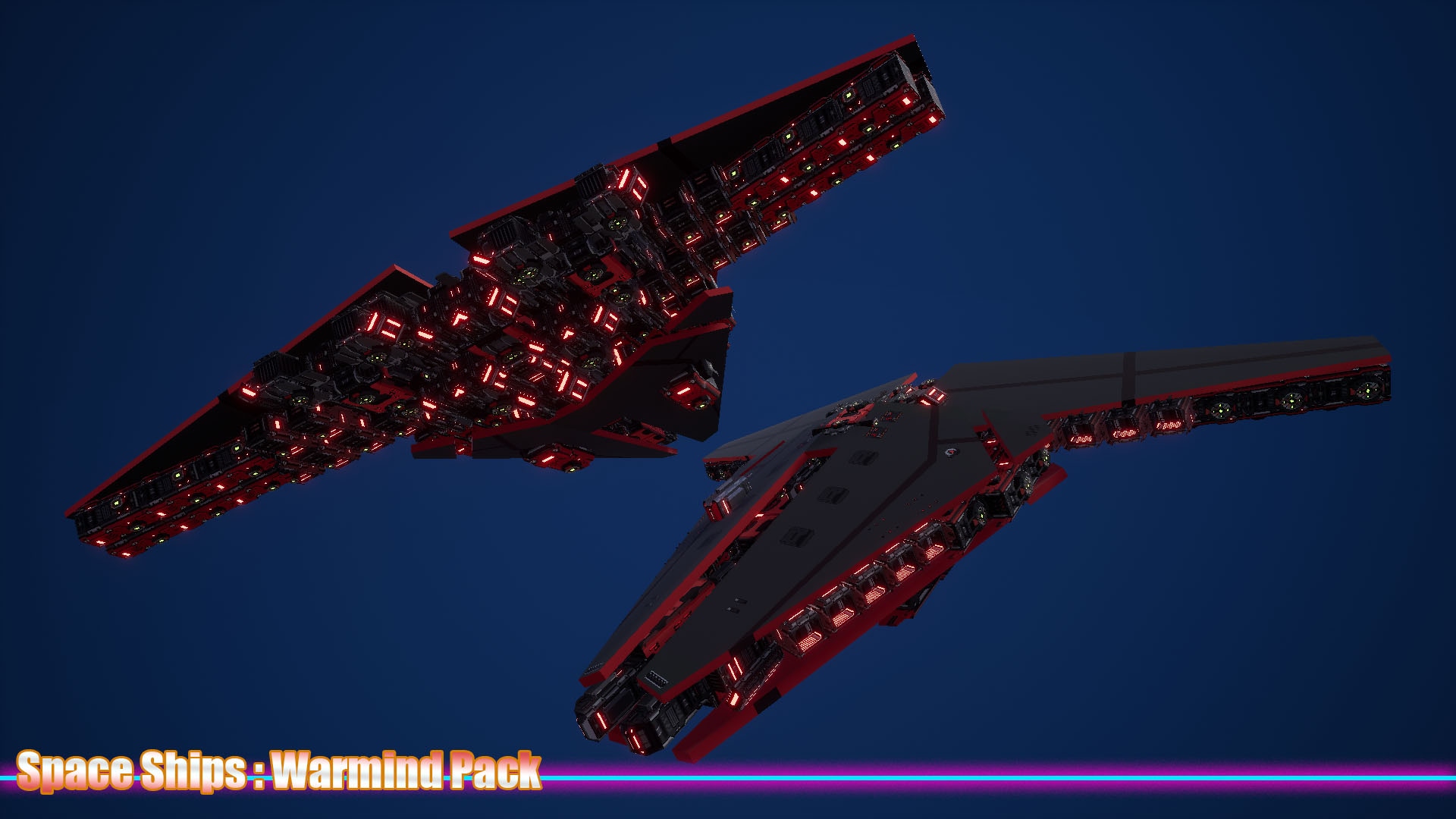 3D Pixel Art Spaceships : Warmind Fighters and Battleships in Props ...