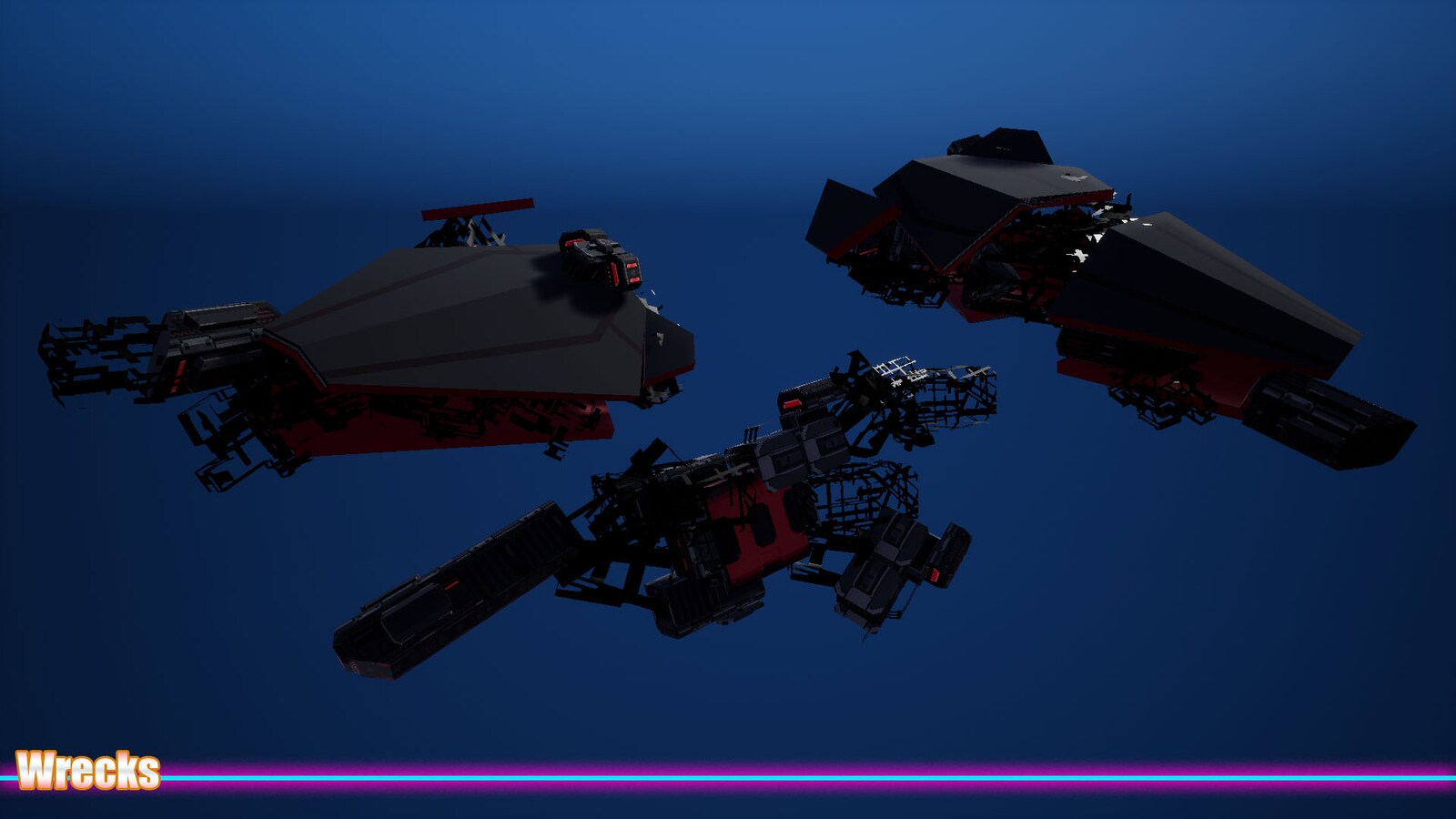 3D Pixel Art Spaceships : Warmind Fighters and Battleships in Props ...