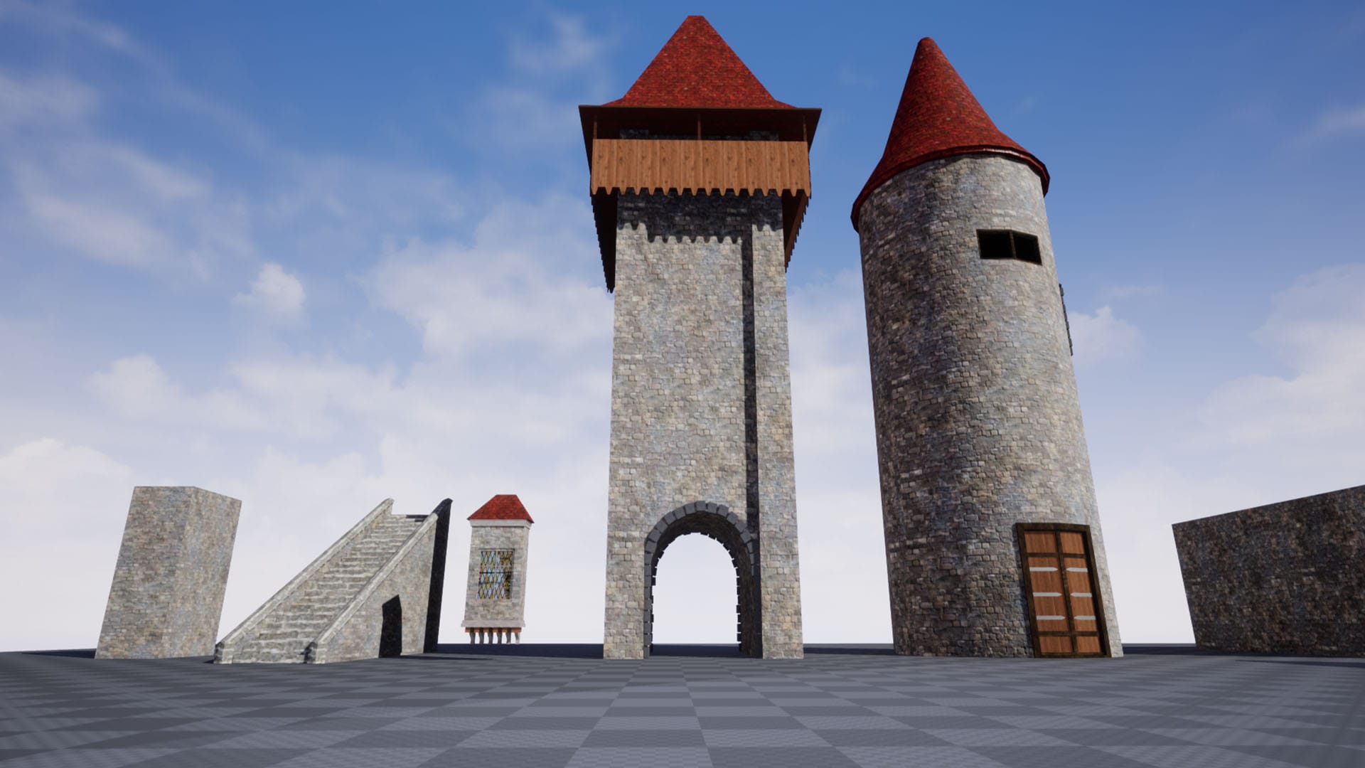 Modular Castle Pack with Interrior in Environments - UE Marketplace