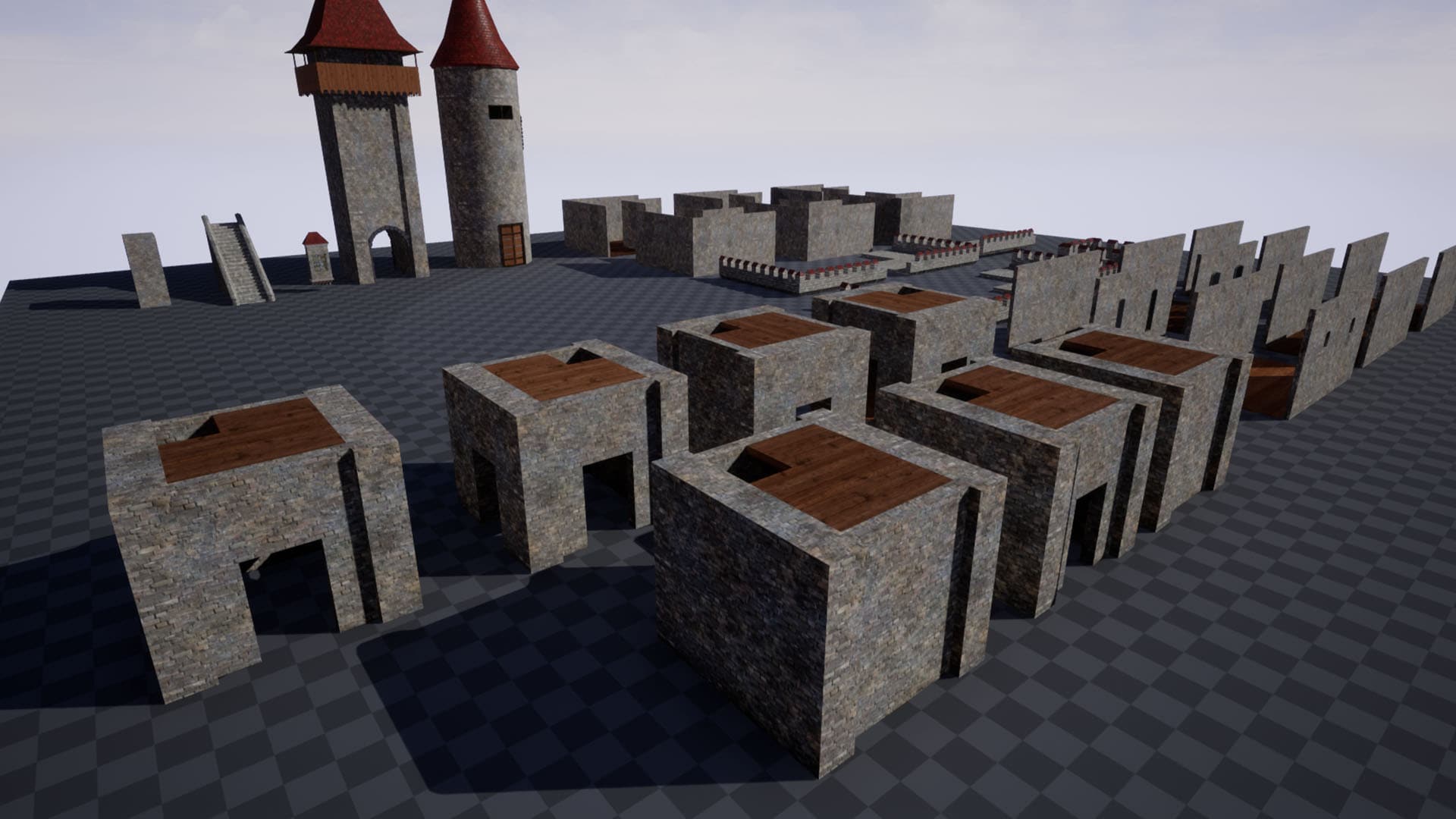 Modular Castle Pack with Interrior in Environments - UE Marketplace