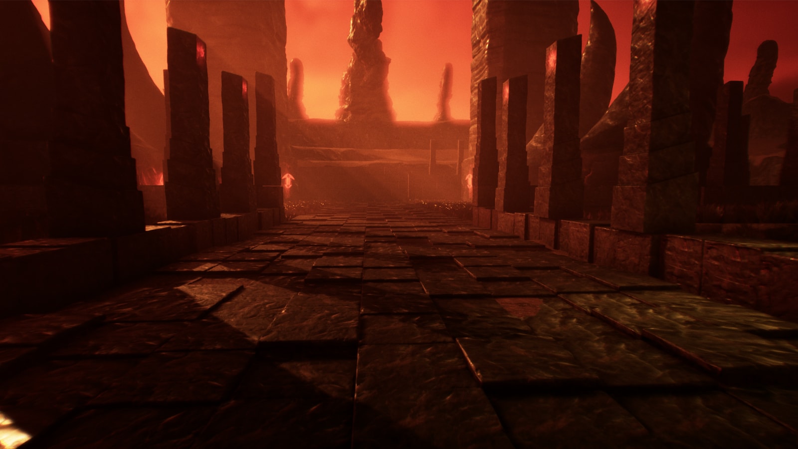 Hell Temple Ruins w/Procedural Block Tiling System in Environments - UE ...