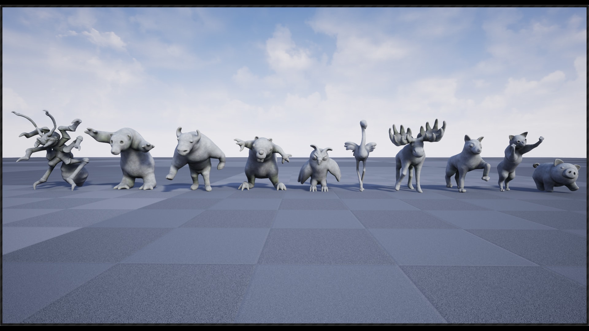 Creature Statue Pack in Props - UE Marketplace