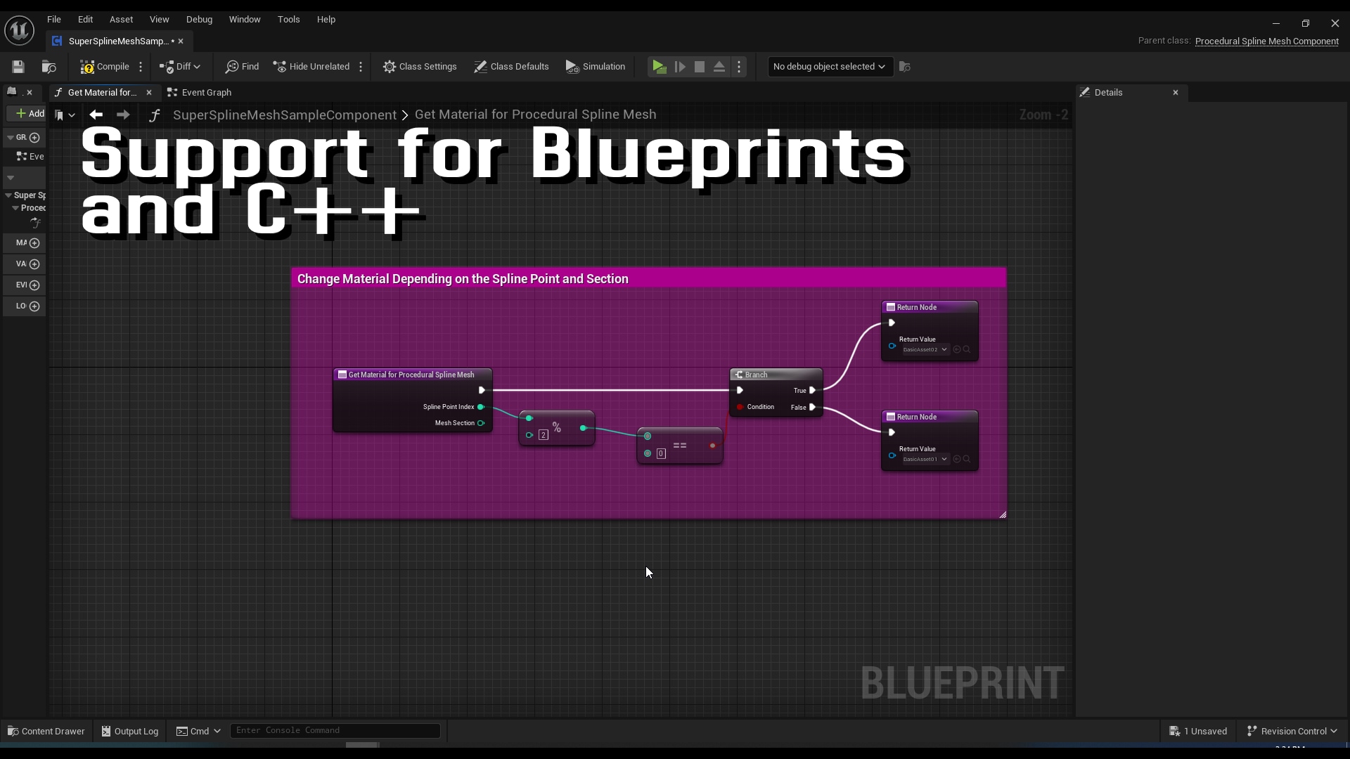 Super Spline Mesh Realtime Procedural Spline Mesh In Code Plugins