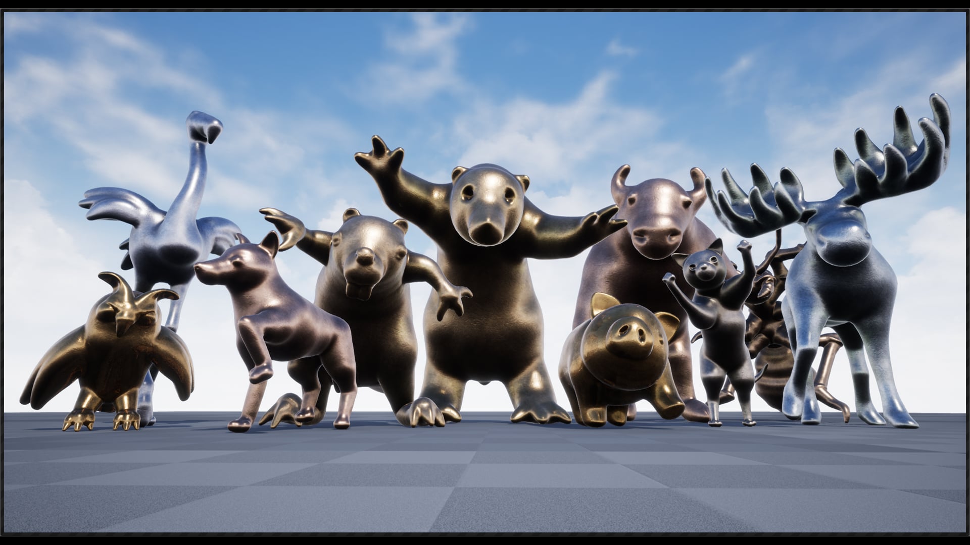 Creature Statue Pack in Props - UE Marketplace