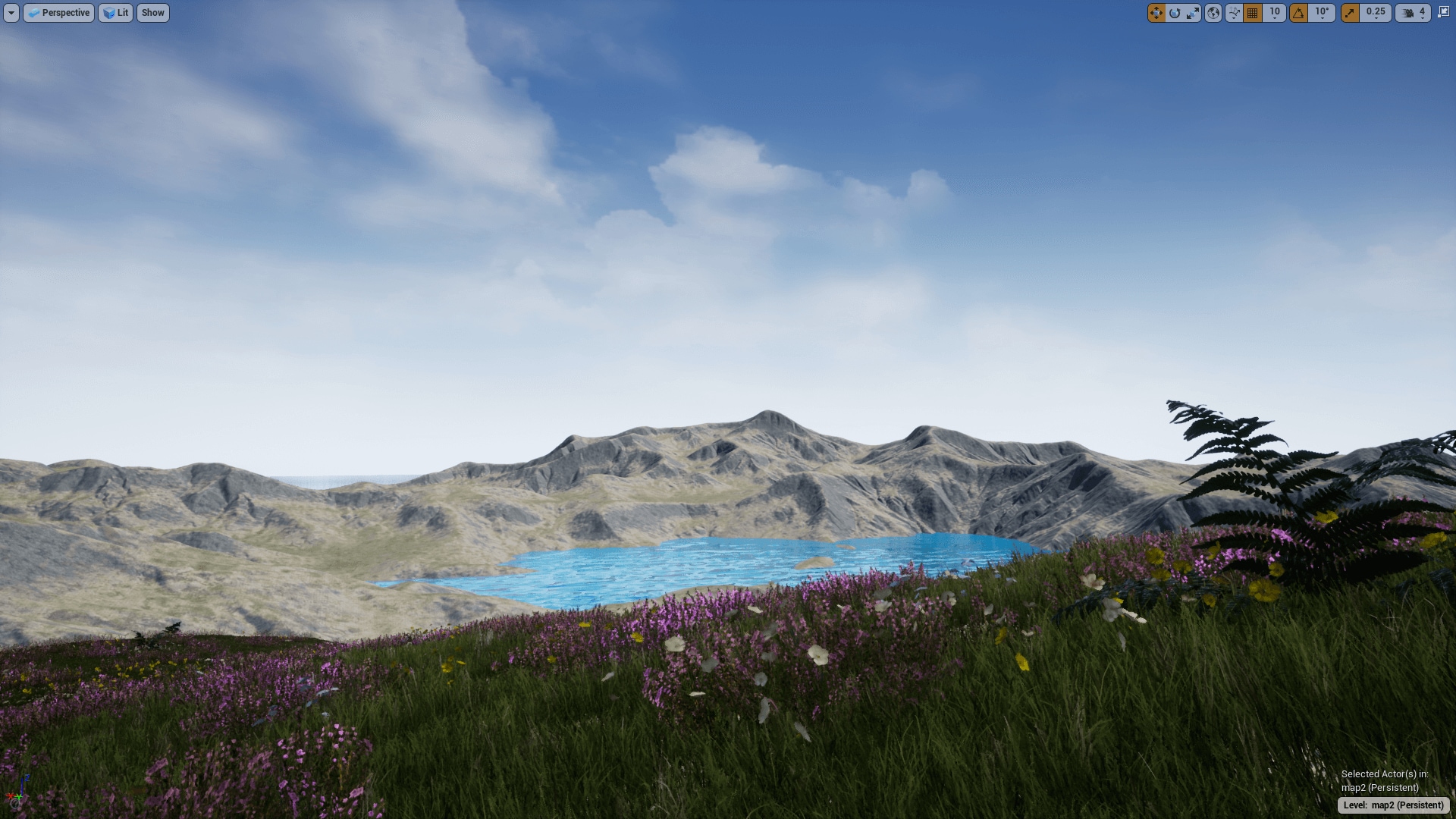 Streaming Terrains in Environments - UE Marketplace