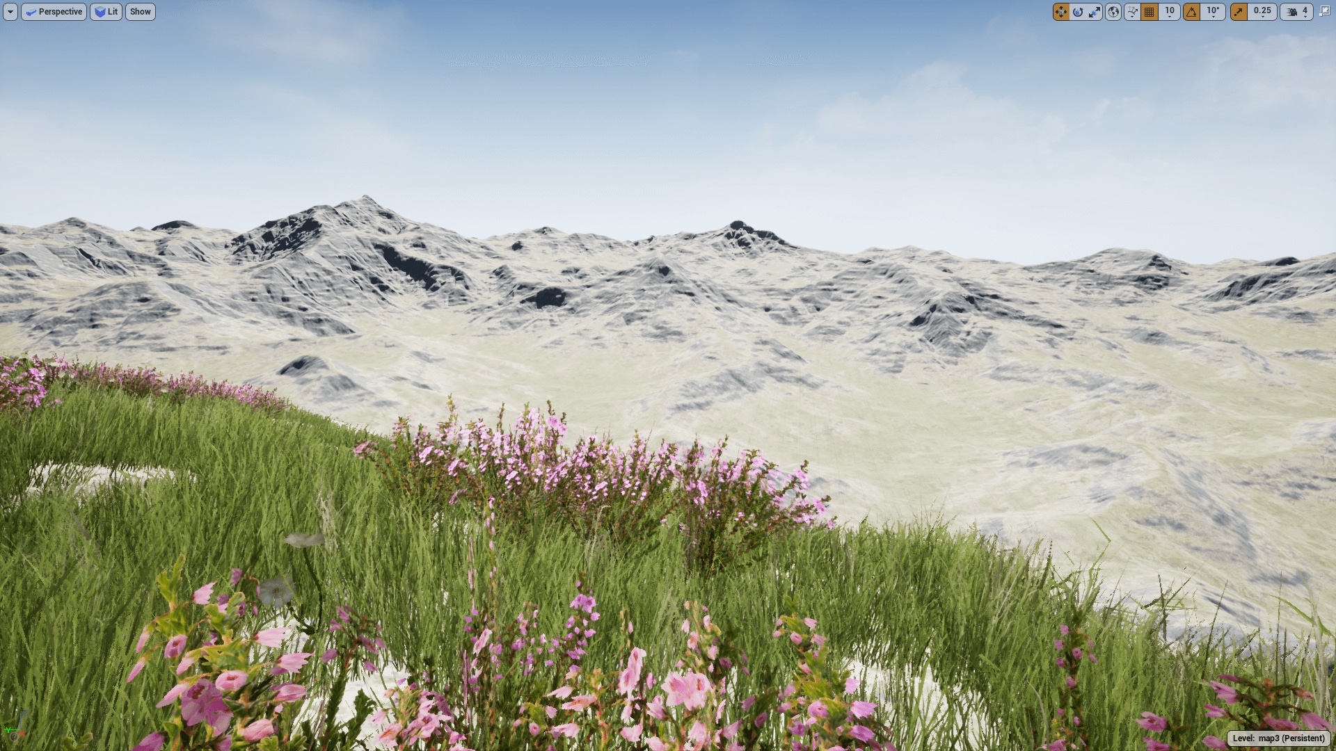 Streaming Terrains in Environments - UE Marketplace