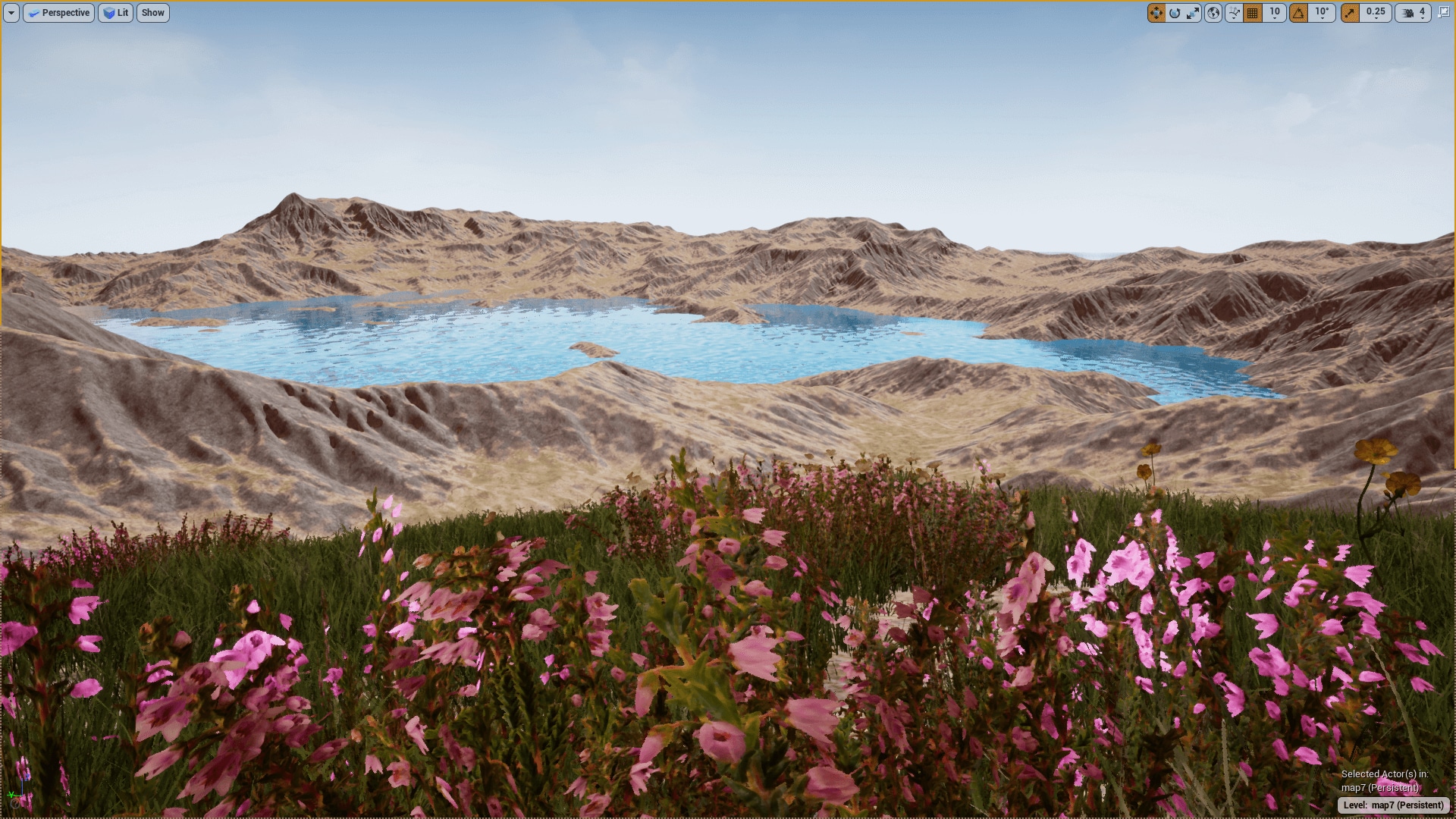 Streaming Terrains in Environments - UE Marketplace