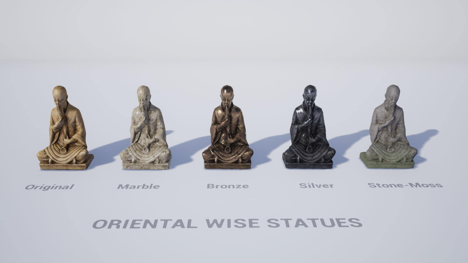 Statues Pack Vol 01 in Props - UE Marketplace