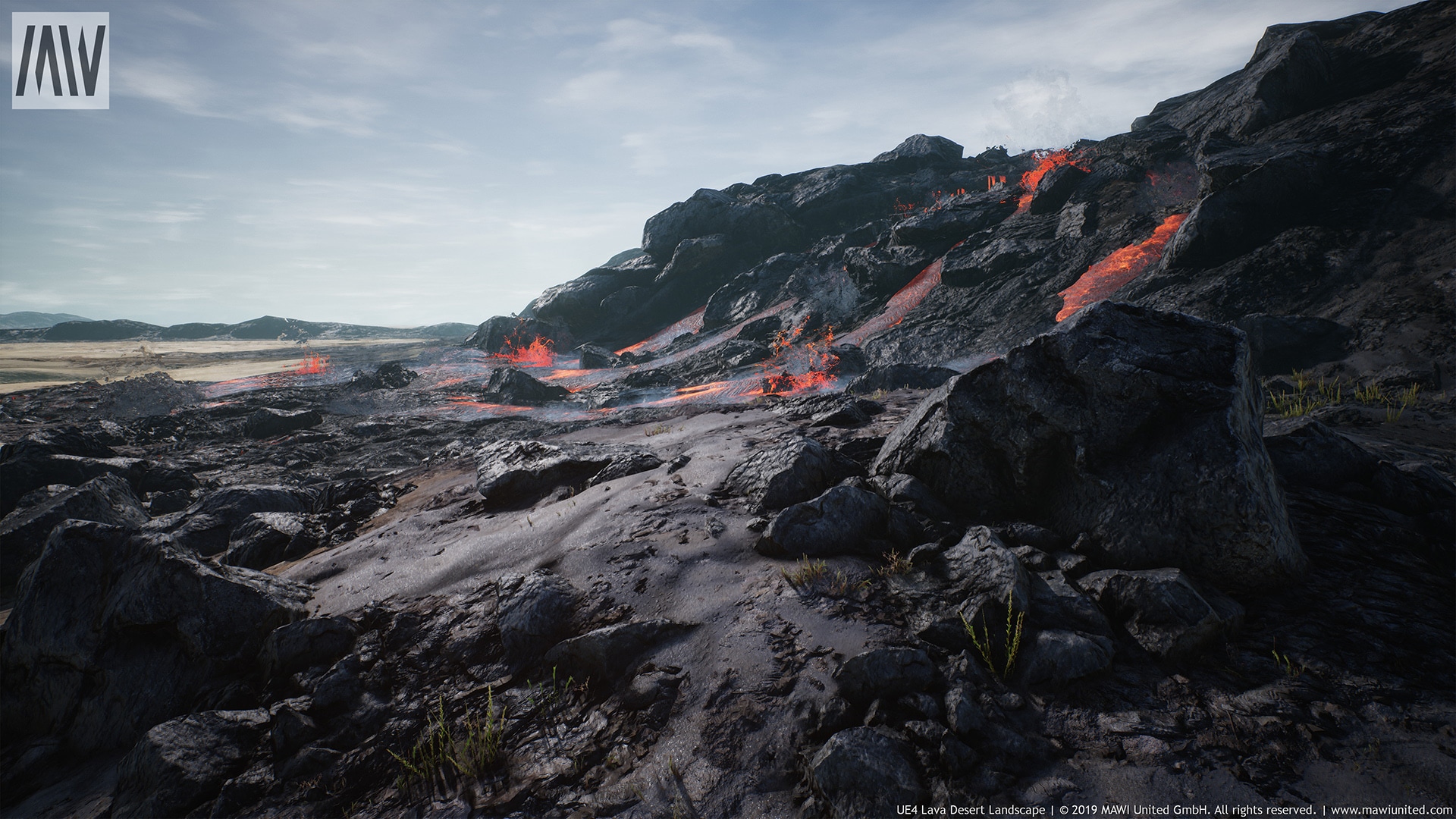 MW Lava Desert Landscape in Environments - UE Marketplace