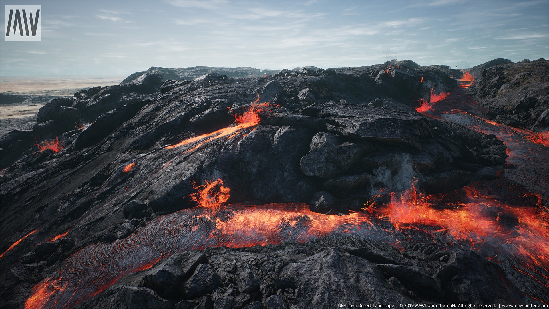 MW Lava Desert Landscape in Environments - UE Marketplace