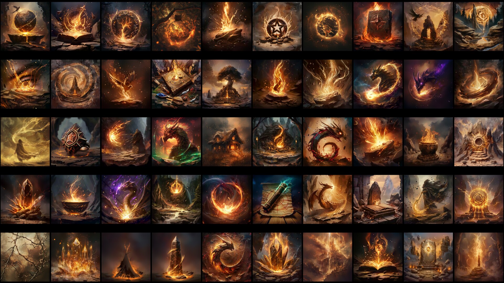 200 additional magical spell icons themed around - Soil, Earth：2Dアセット ...
