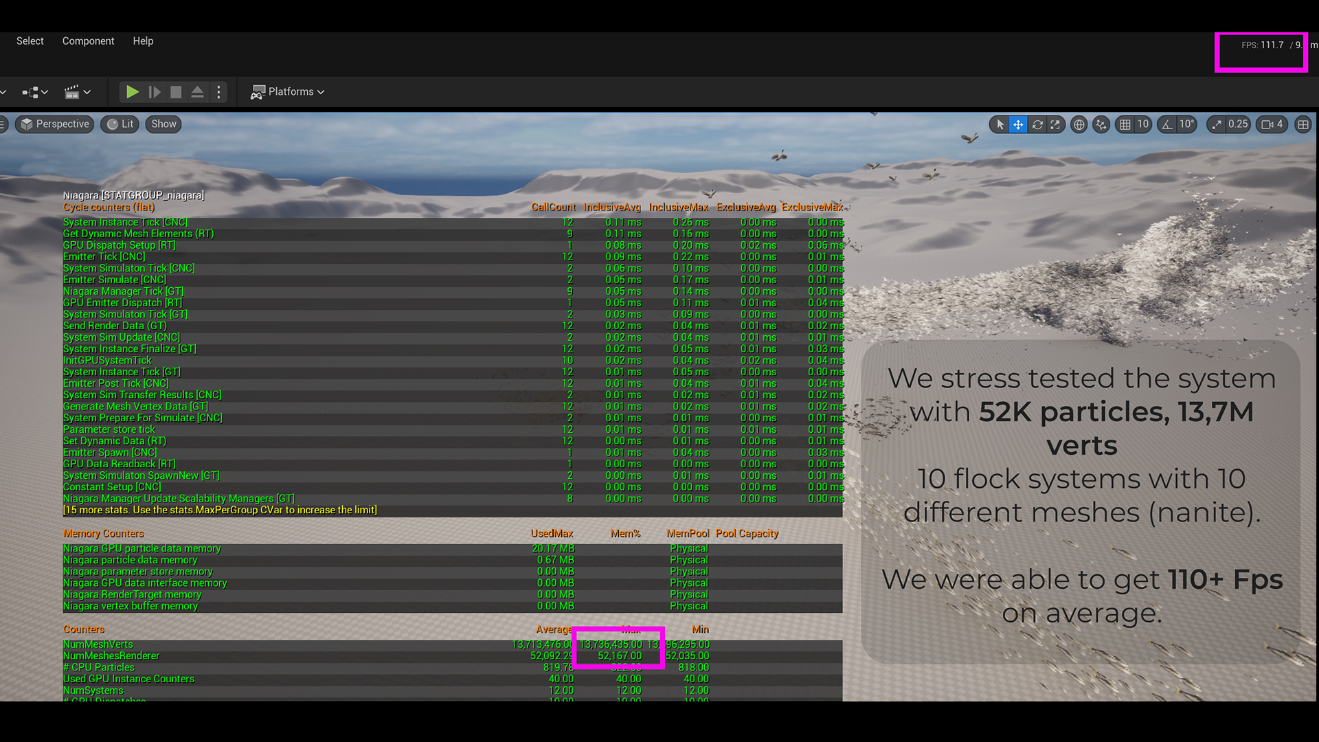 Customizable Flock System (Niagara Animals)