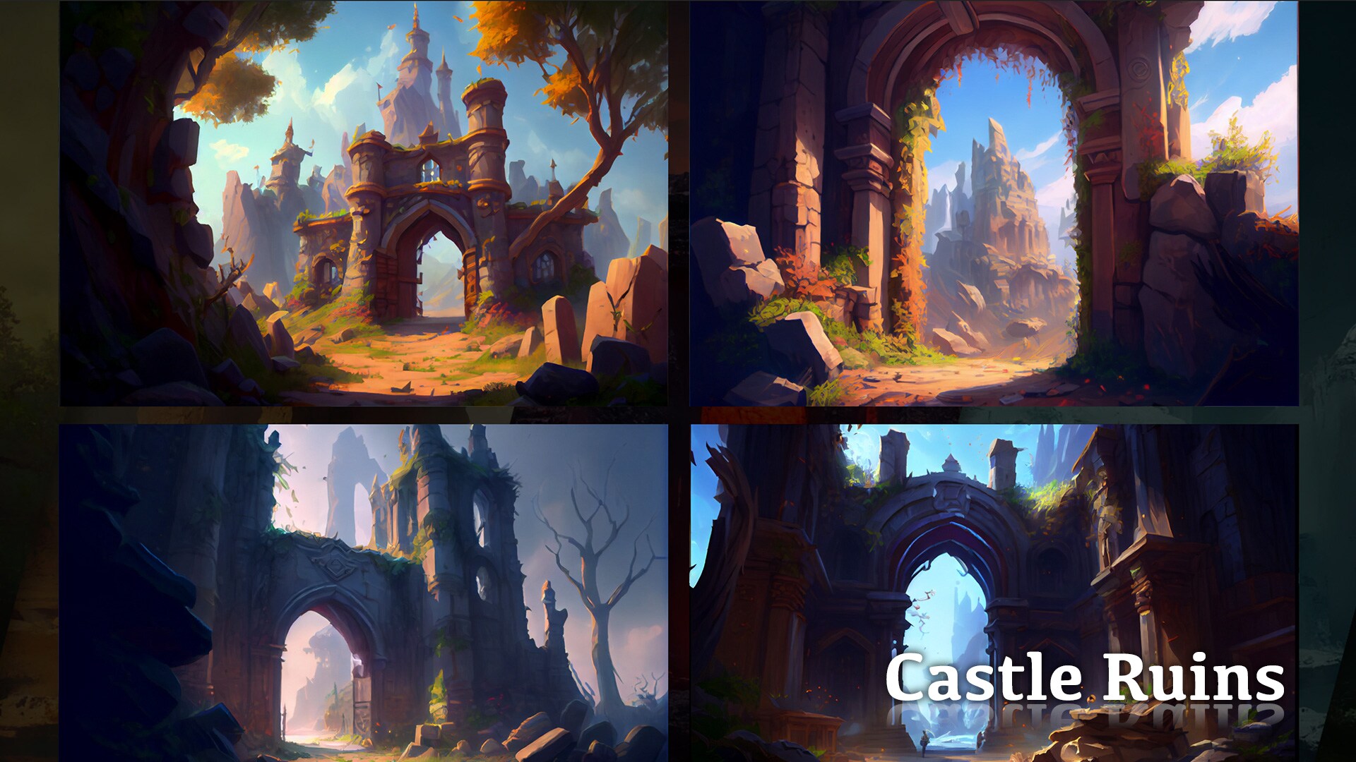 Stylized Environments Volume 1 In 2d Assets Ue Marketplace