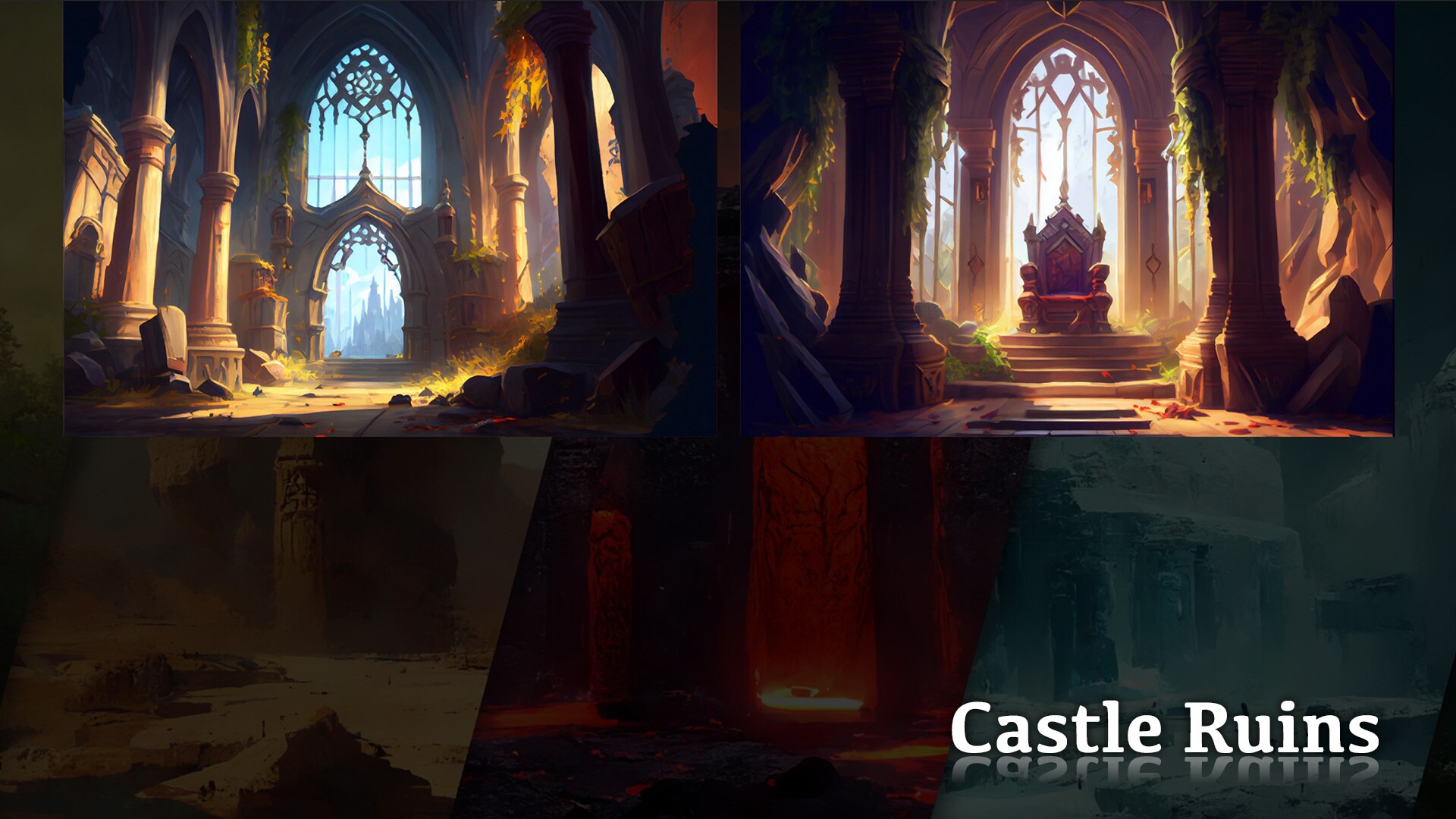 Stylized Environments Volume 1 In 2d Assets Ue Marketplace
