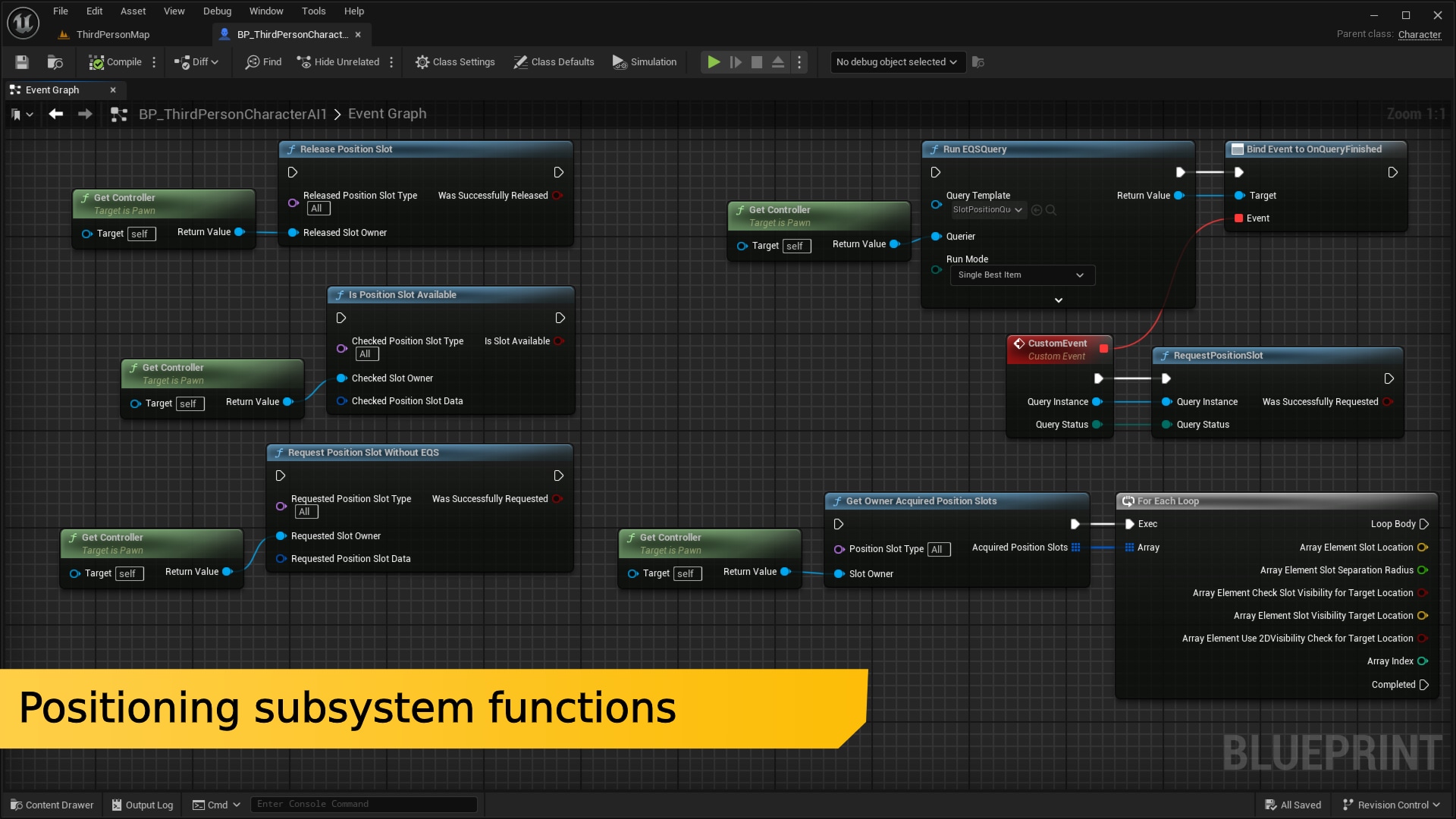 Positioning Manager - Separated NPCs' Position Slots：コードプラグイン - UE ...