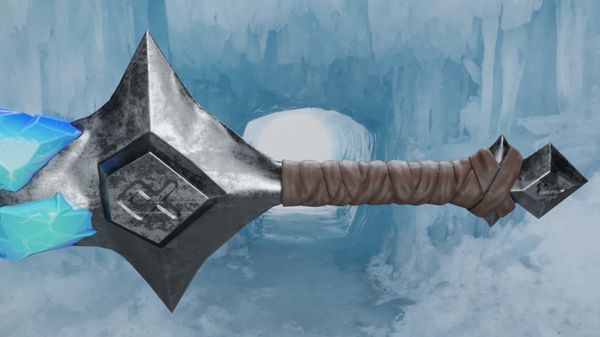 Ice Crystalled Sword in Props - UE Marketplace