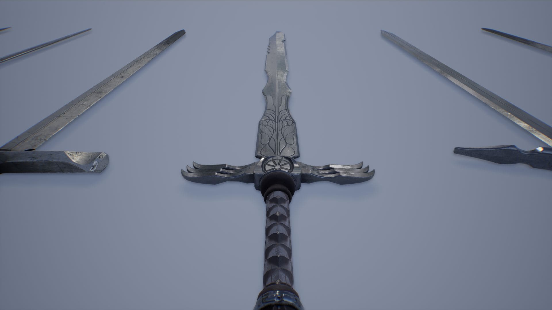在武器创建的realistic Swords Pack 虚幻引擎商城