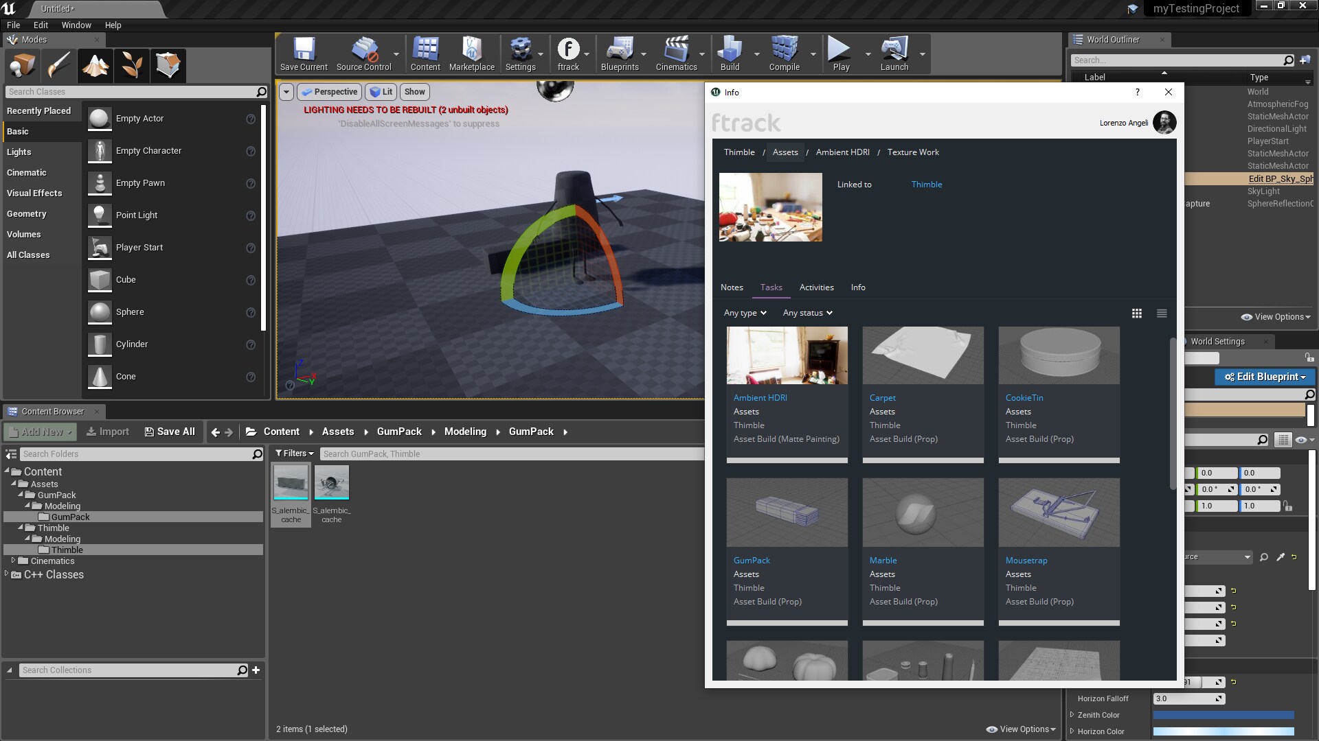 ftrack Studio integration with Unreal Engine in Code Plugins - UE ...