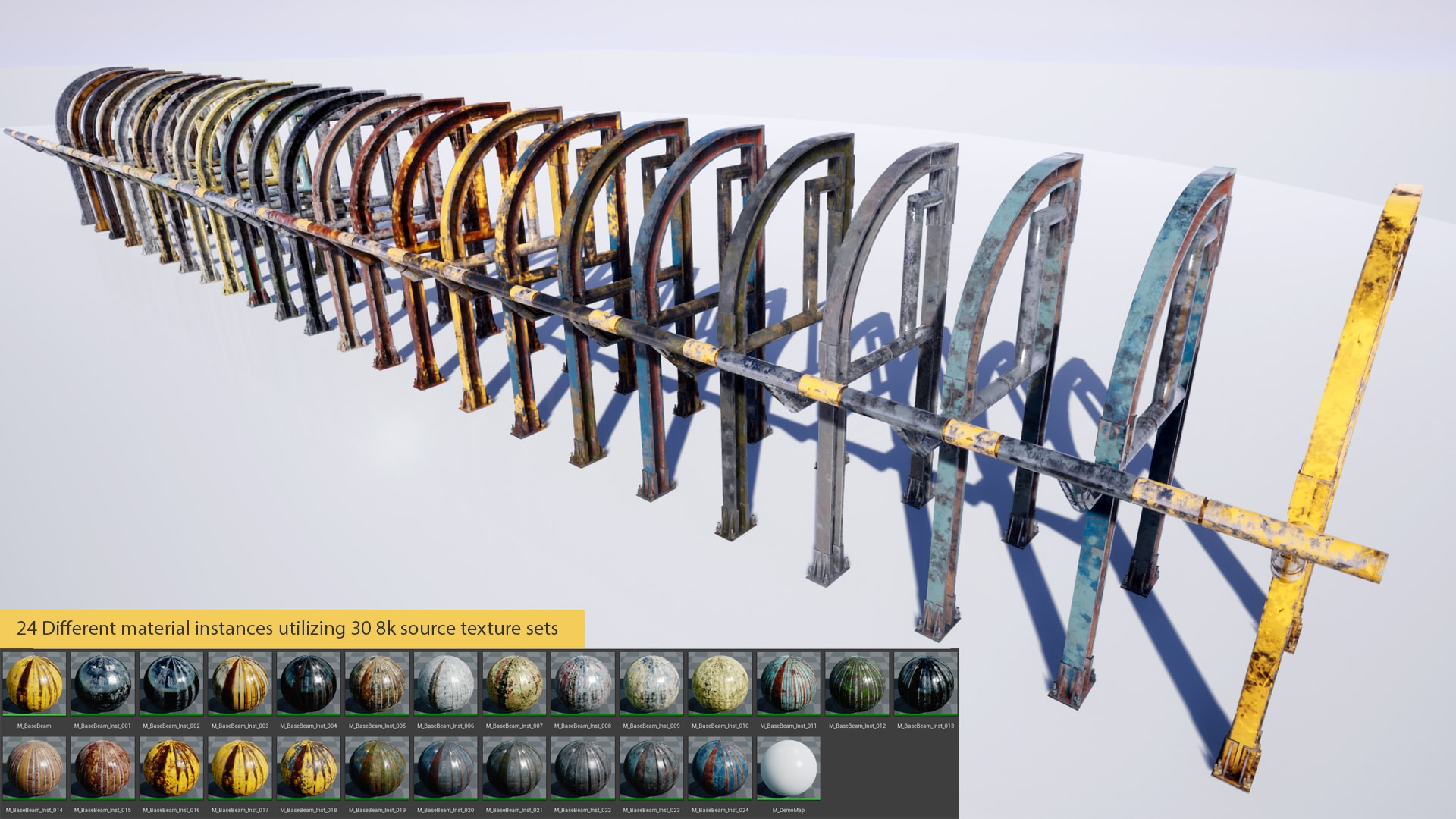 TBeam Kitbash Modules in Props - UE Marketplace