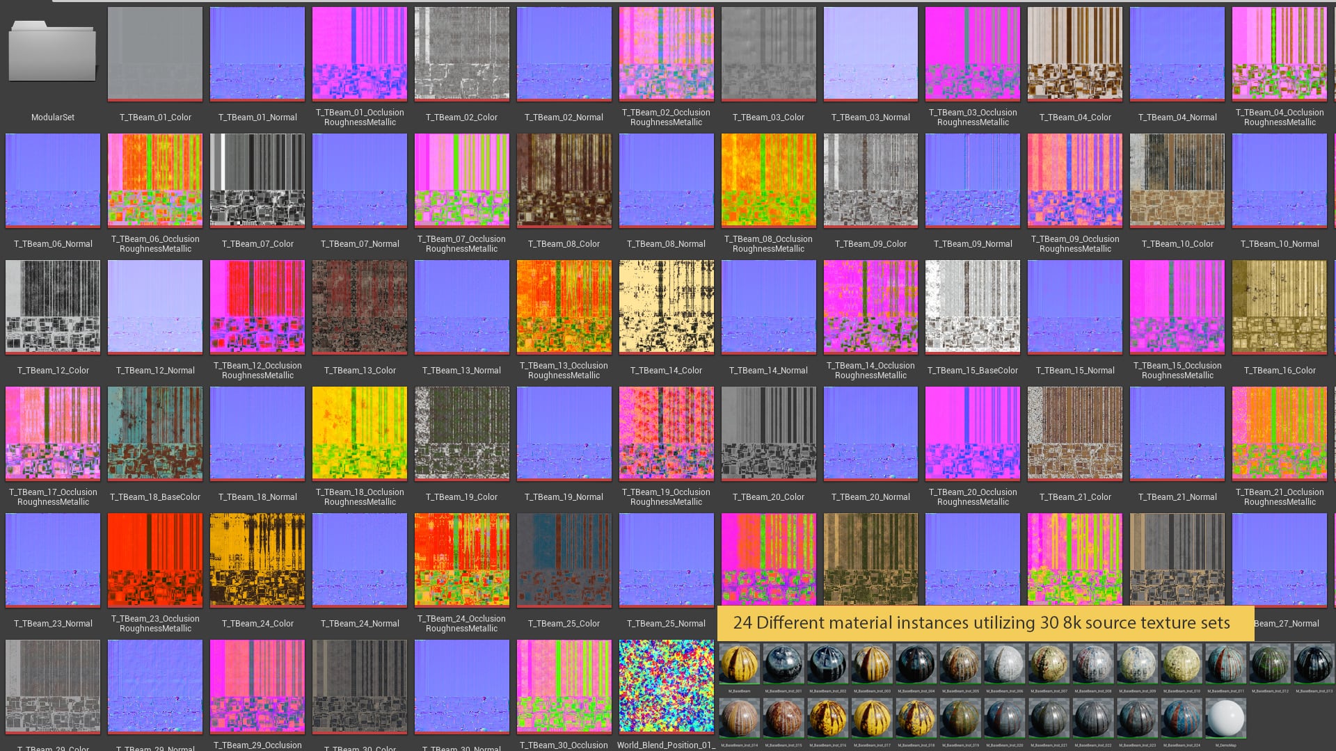 TBeam Kitbash Modules in Props - UE Marketplace