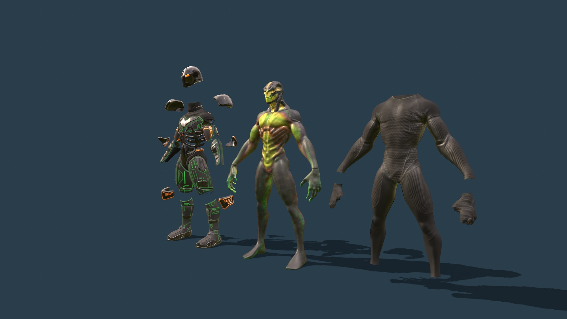 Alien Mercenary in Characters - UE Marketplace