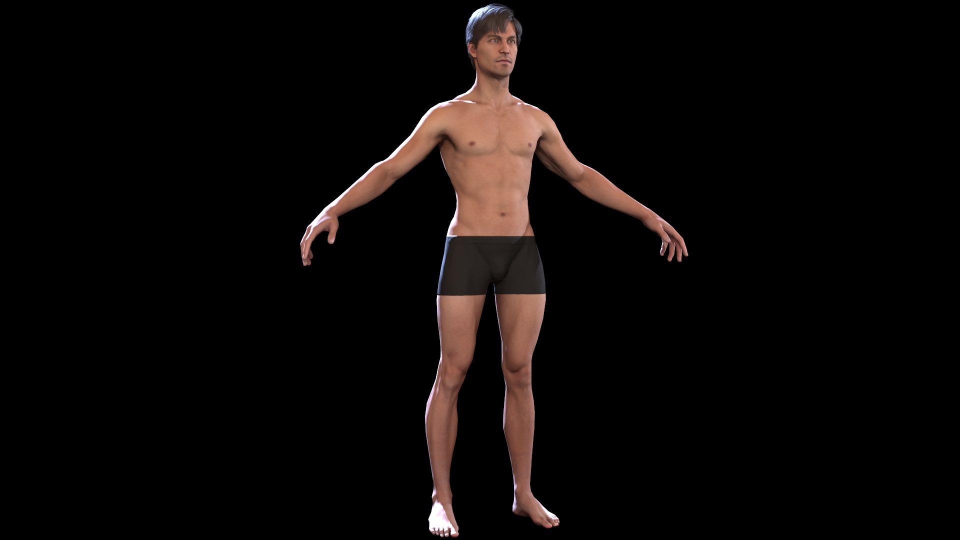 Male, base body game model in Characters - UE Marketplace