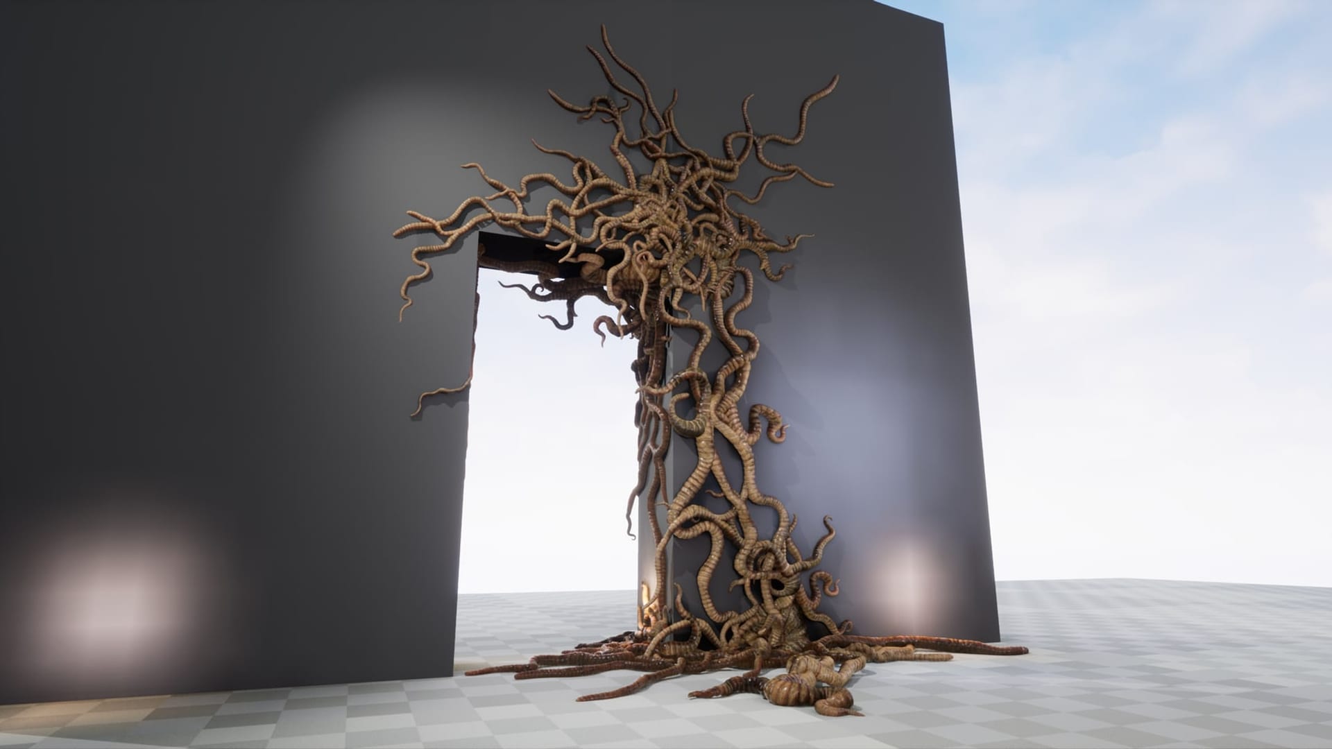 LEAKED GAME ASSETS - Alien Tendrils Types AssetKit PBR