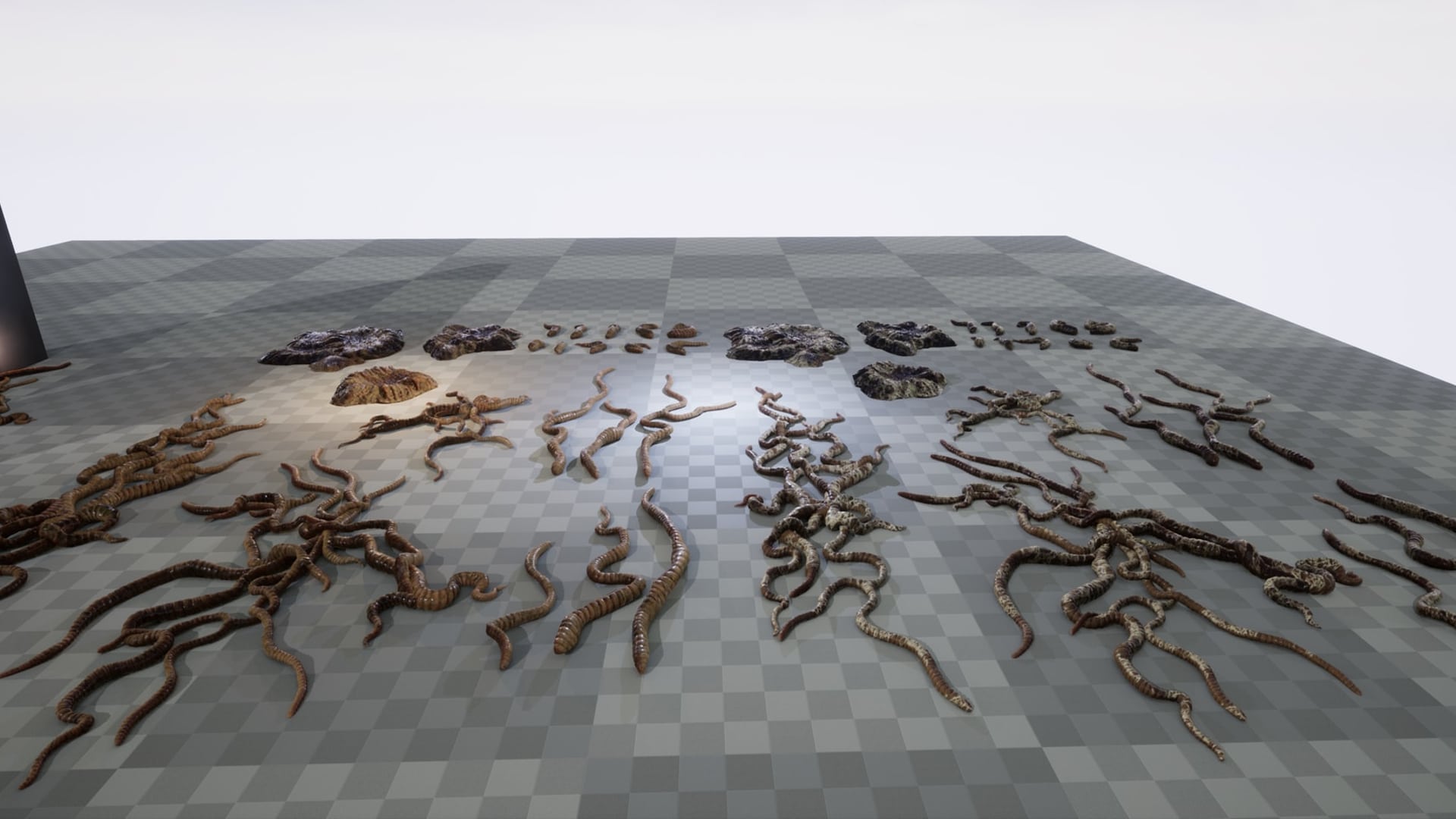 LEAKED GAME ASSETS - Alien Tendrils Types AssetKit PBR