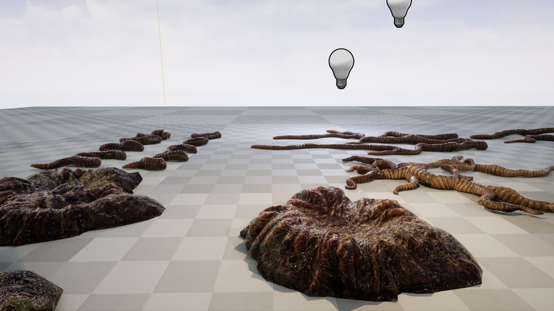 LEAKED GAME ASSETS - Alien Tendrils Types AssetKit PBR