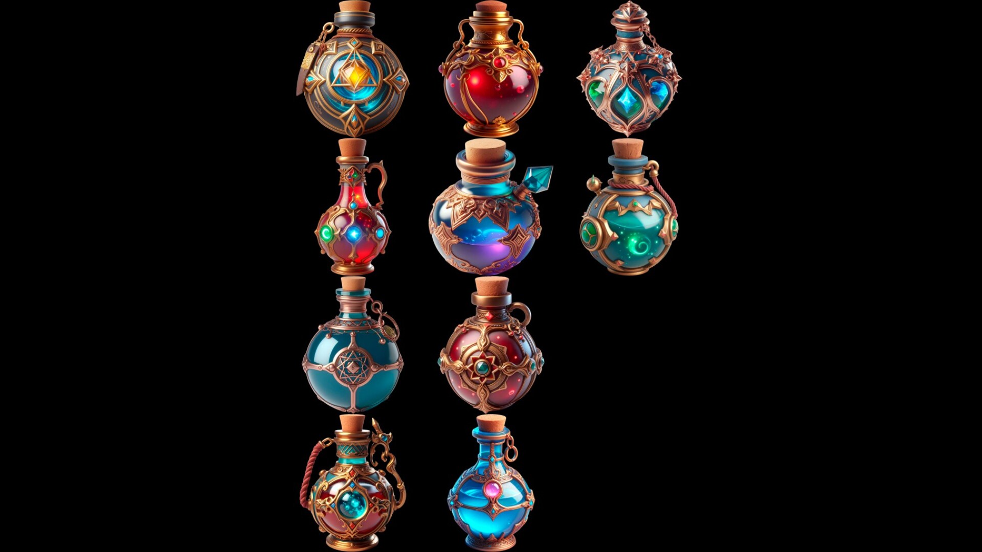 Hi-Def Potions Pack 1 - 300+ Sprites in 2D Assets - UE Marketplace