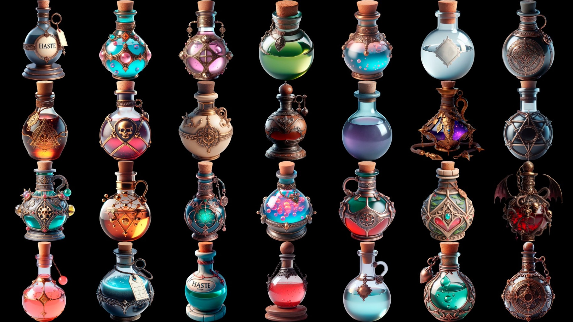Hi-Def Potions Pack 1 - 300+ Sprites in 2D Assets - UE Marketplace