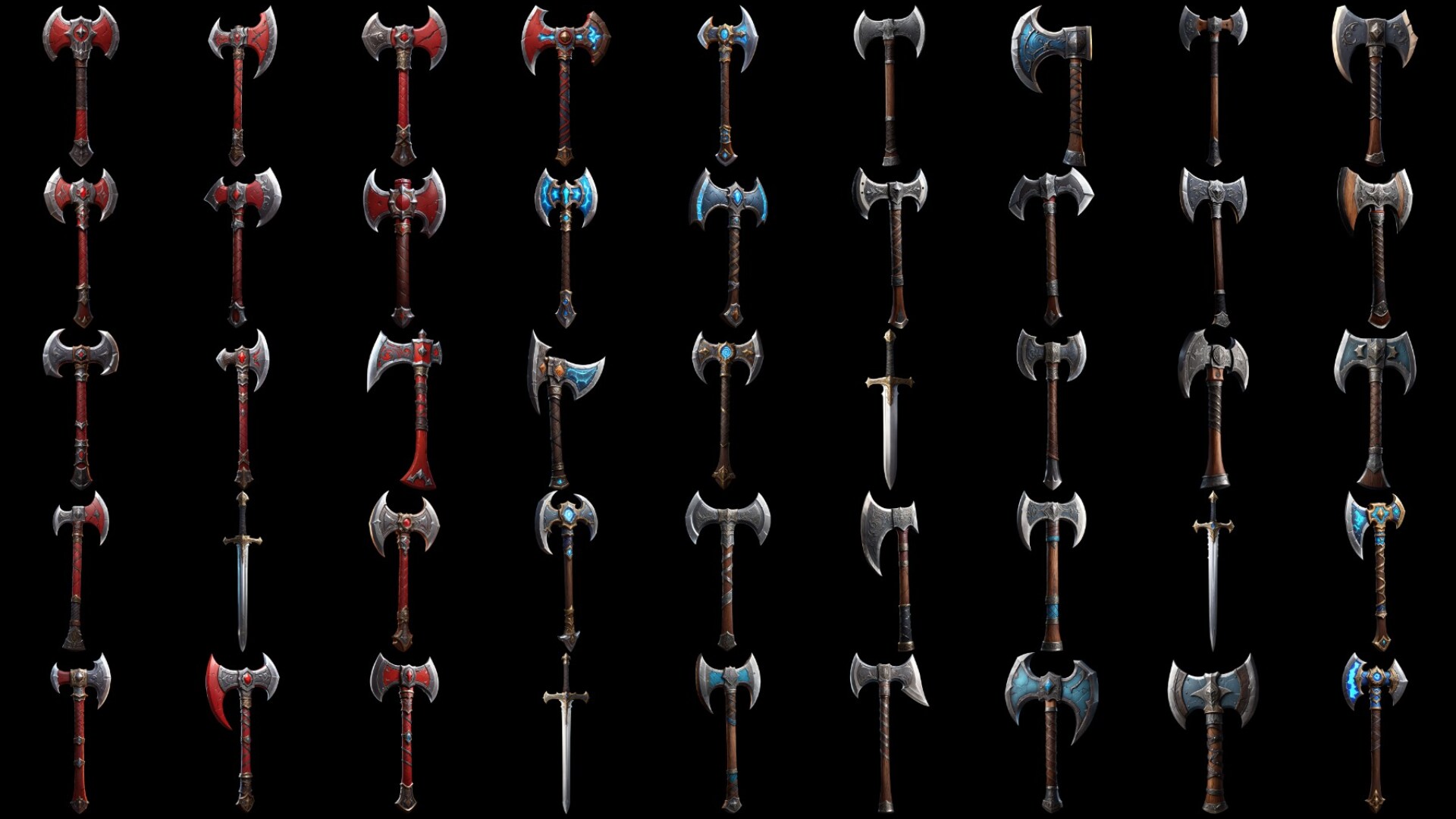 Hi-Def Weapons Pack 1 - 900+ Sprites in 2D Assets - UE Marketplace