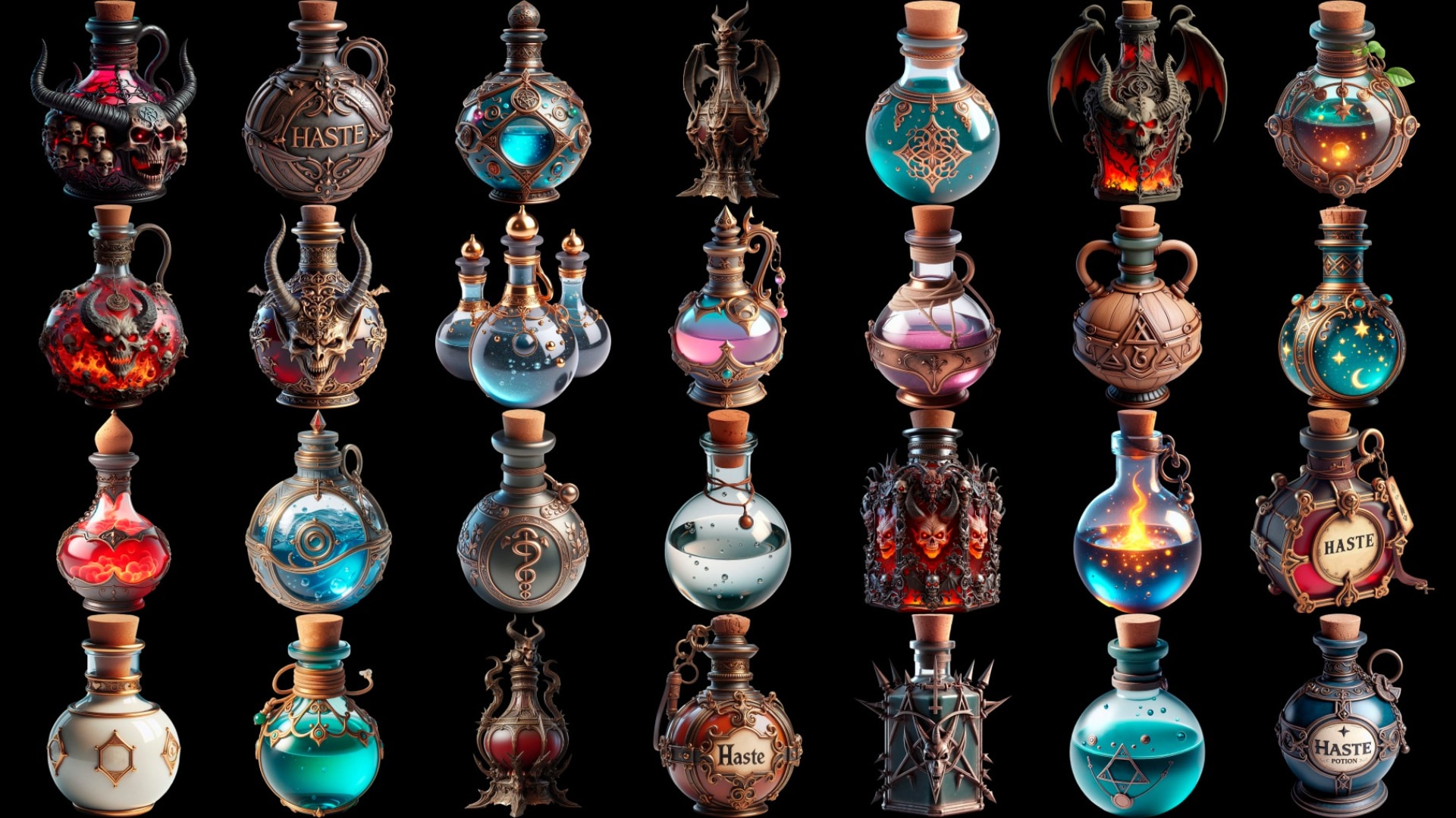 Hi-Def Potions Pack 1 - 300+ Sprites in 2D Assets - UE Marketplace