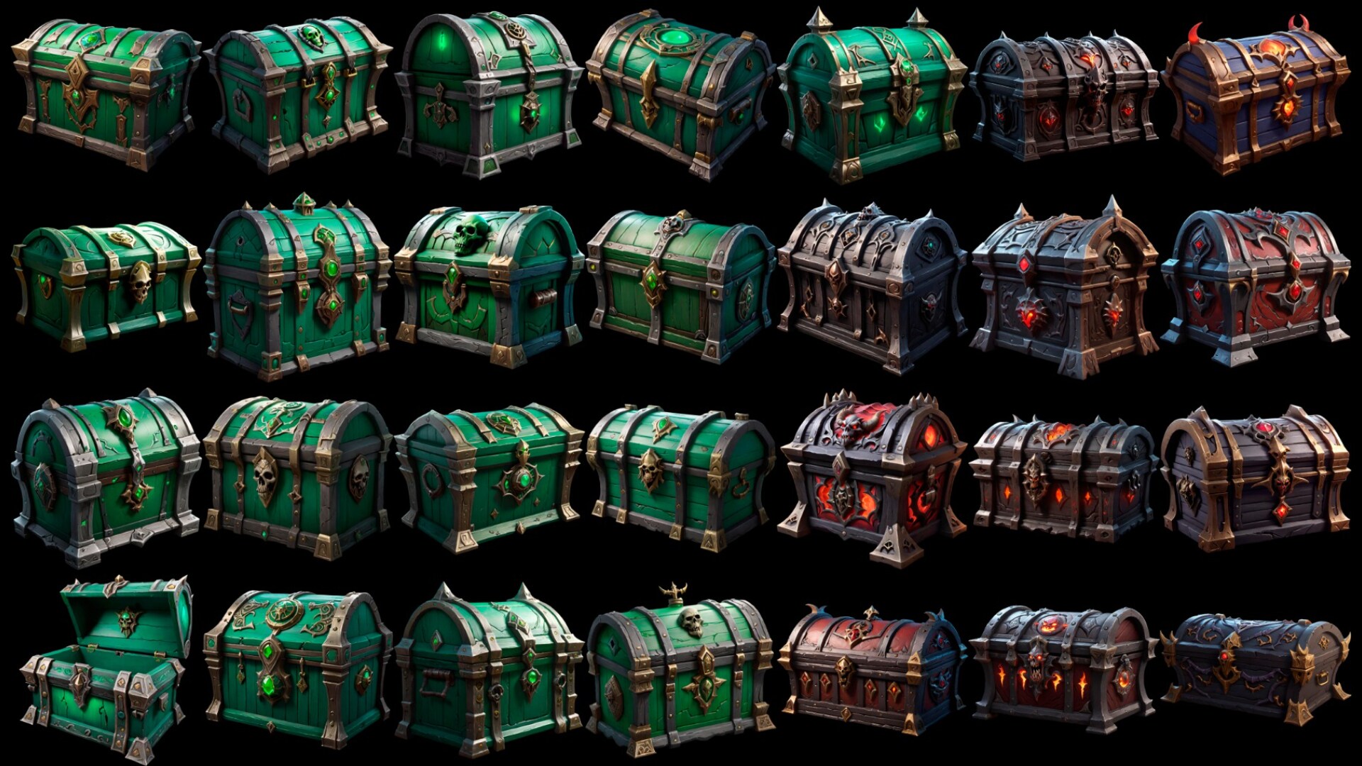 Hi-Def Chests Pack 1 - 300+ Icons in 2D Assets - UE Marketplace