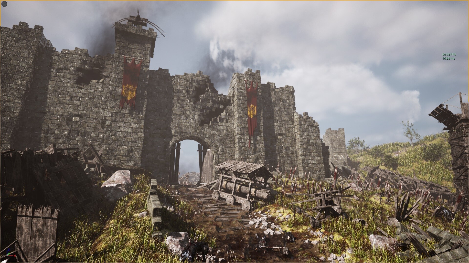 The Fallen Fortress In Environments Ue Marketplace
