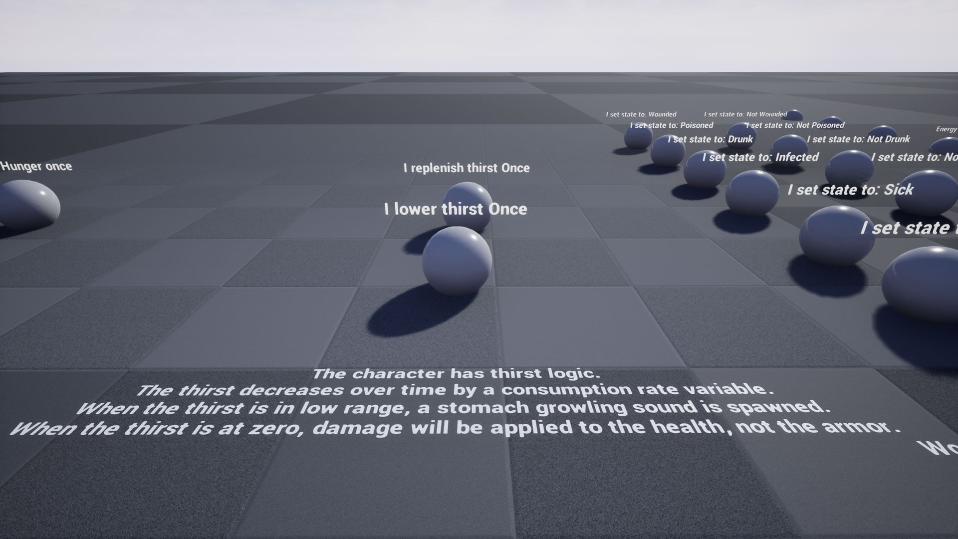 Ue4 Basic Survival Attribute System Replicated In Blueprints Ue